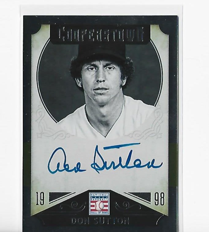 Don Sutton 2015 Panini Cooperstown #14 Autograph Card | Hollywood ...