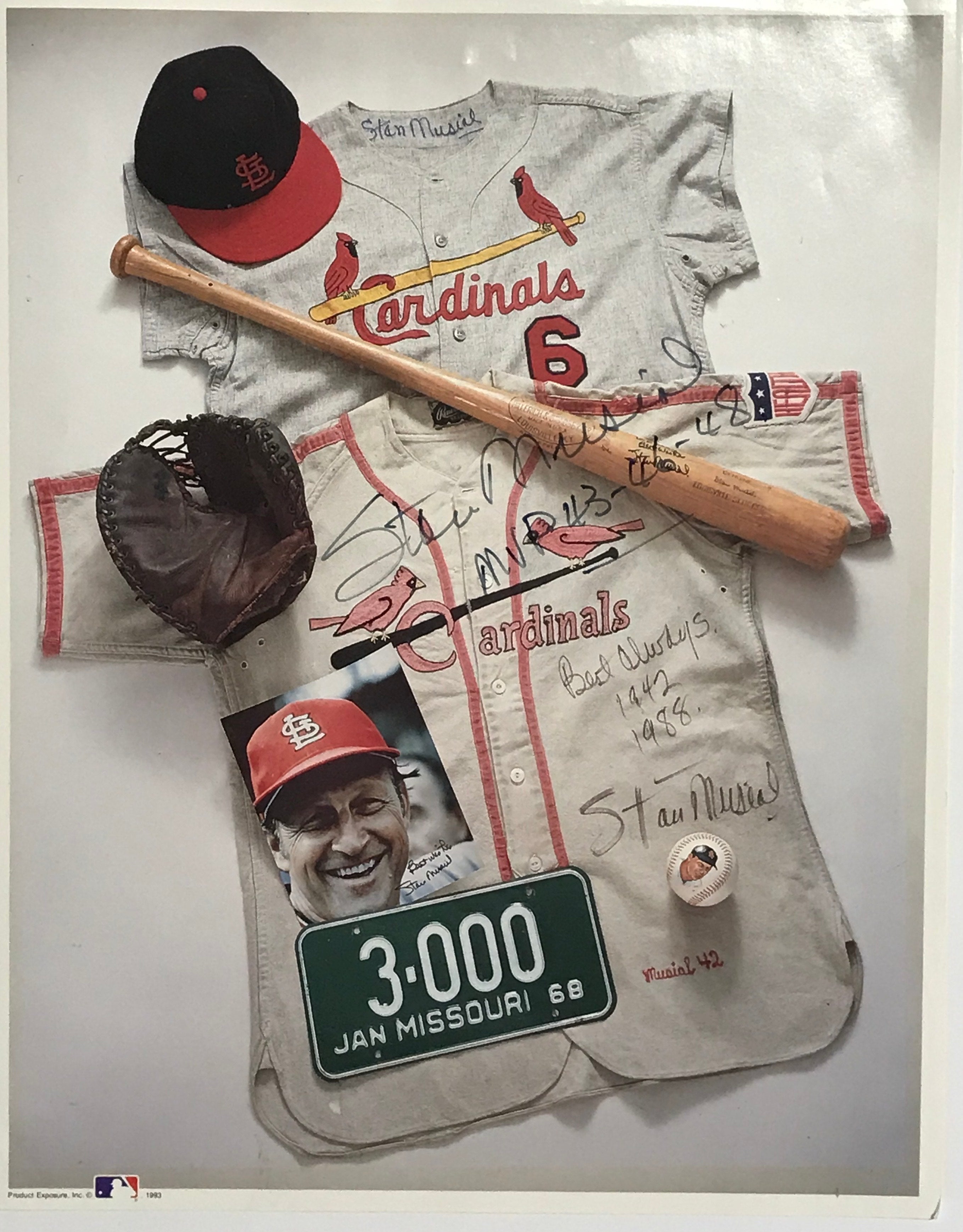 Stan Musial Autographed 11x14 Photo | Hollywood Collectibles