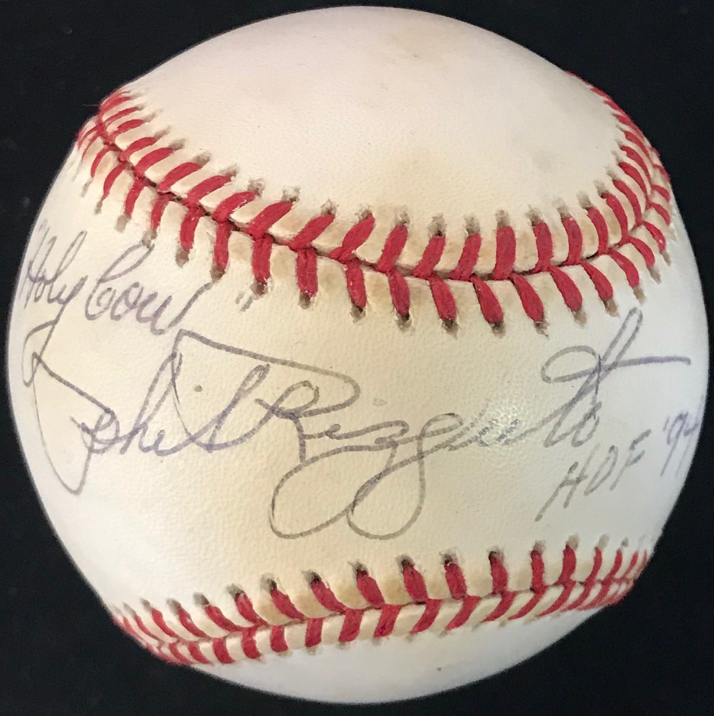 Phil Rizzuto Autographed Official Baseball (JSA) | Hollywood Collectibles