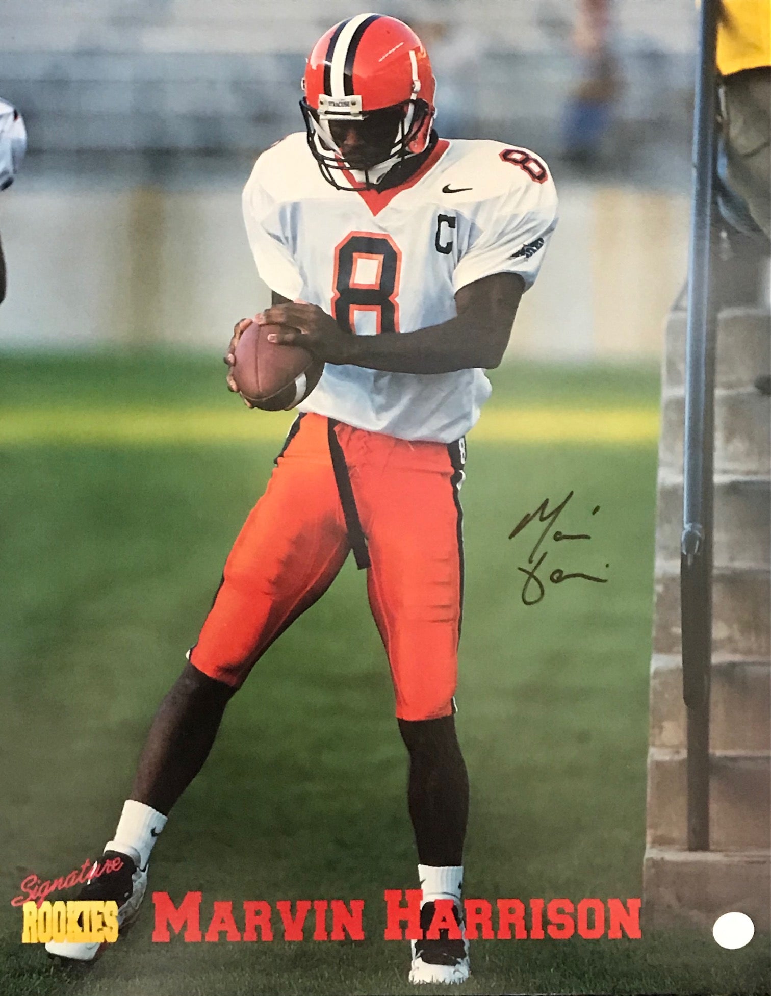 Marvin Harrison Autographed 8x10 Football Photo Card | Hollywood ...