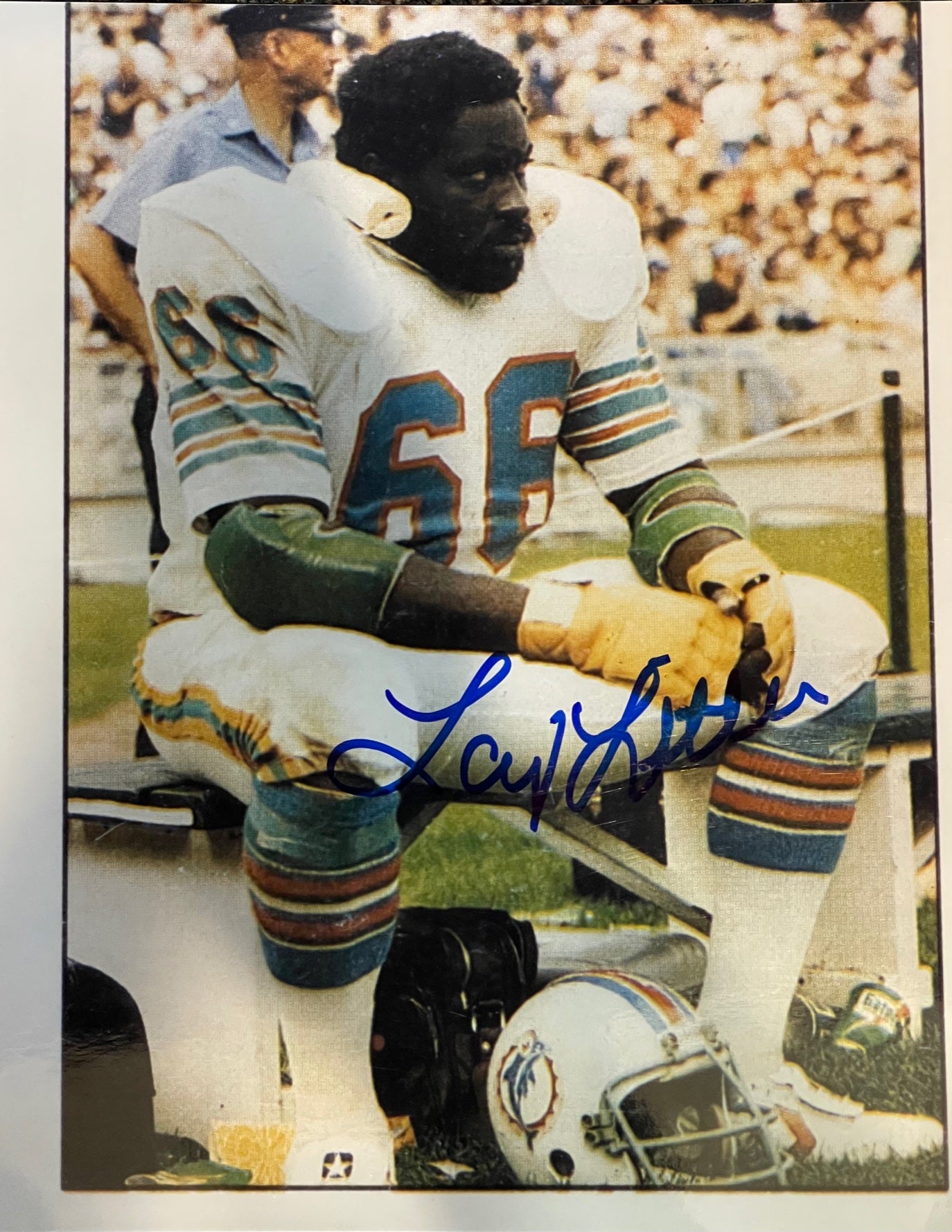 Larry Little Autographed 8x10 Football Photo | Hollywood Collectibles