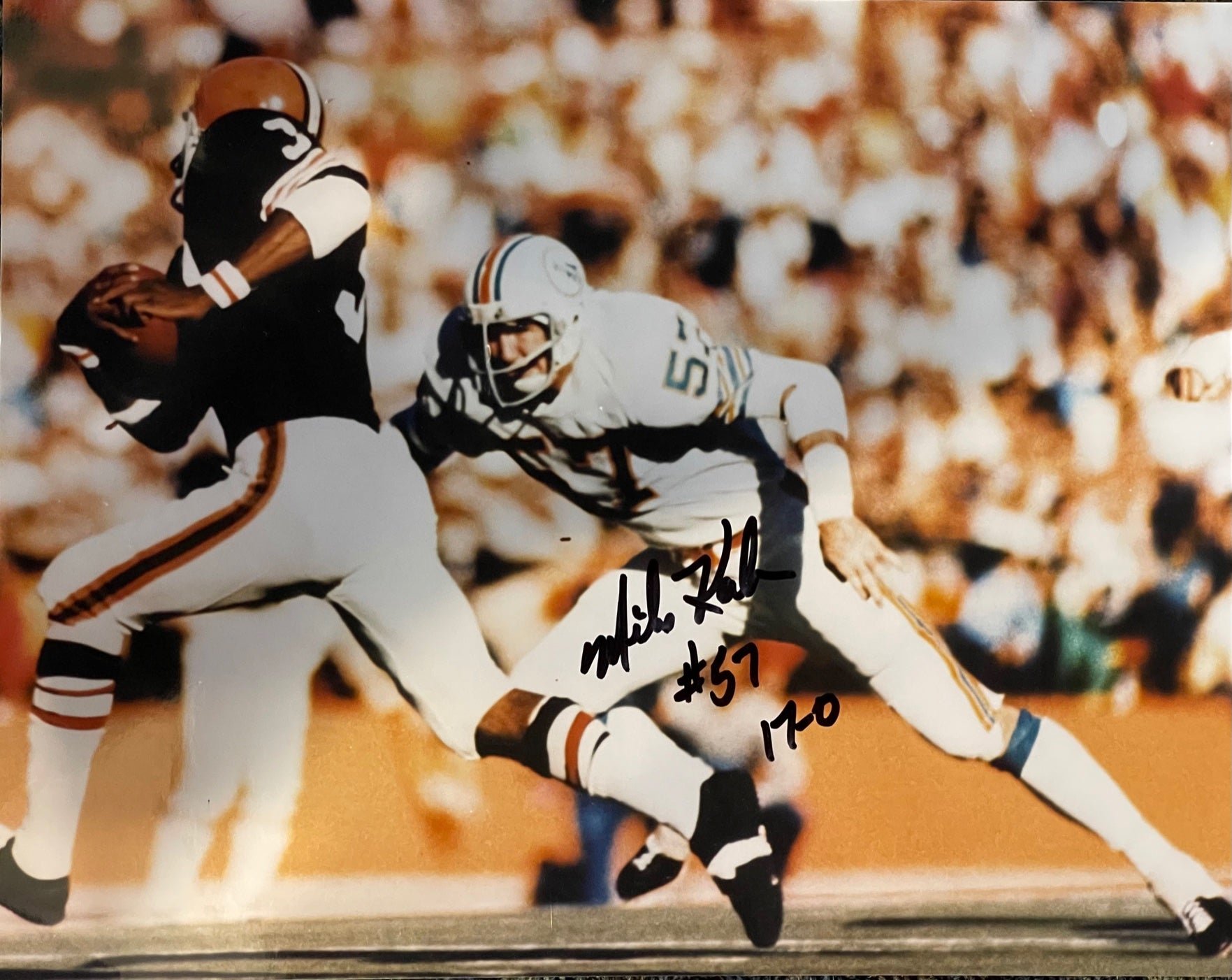 Mike Kolen Autographed 8x10 Football Photo | Hollywood Collectibles