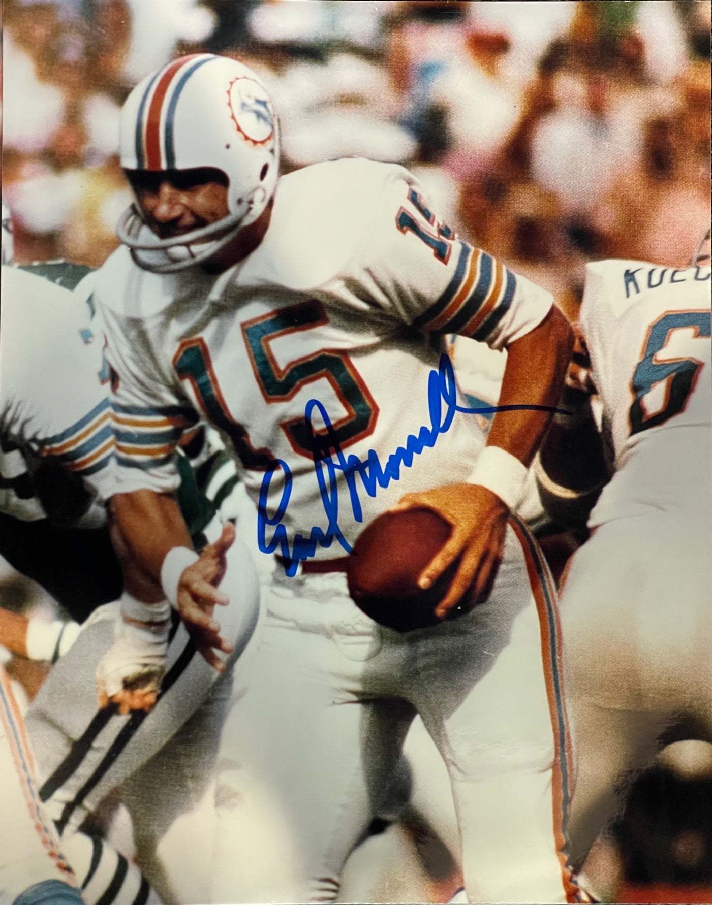 Earl Morrall Autographed 8x10 Football Photo | Hollywood Collectibles