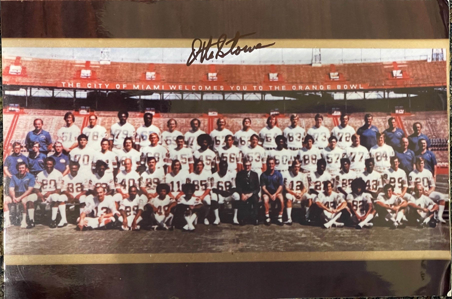 Otto Stowe Autographed 8x12 Football Photo | Hollywood Collectibles