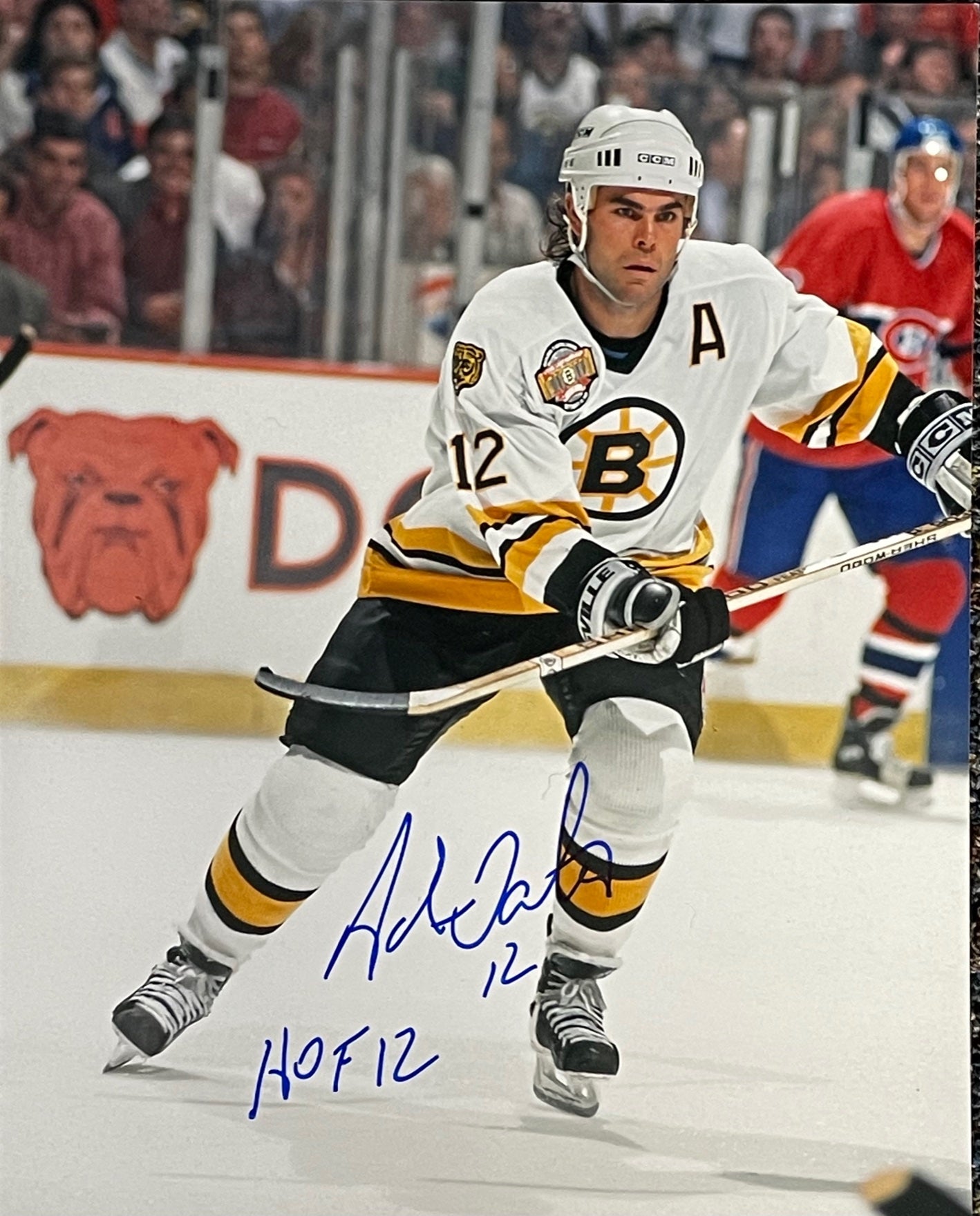 Adam Oates Autographed 8x10 Photo Boston Bruins | Hollywood Collectibles