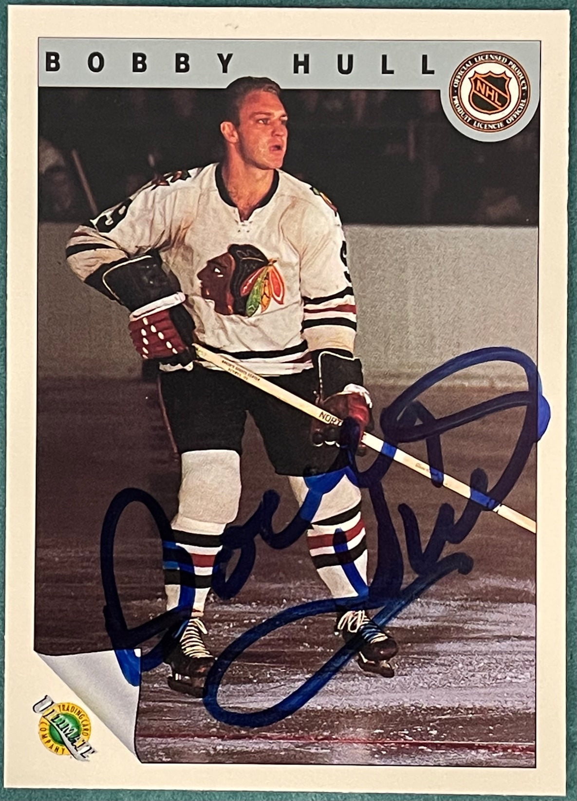 Bobby Hull Autographed Ultimate Trading Card Company Card | Hollywood ...