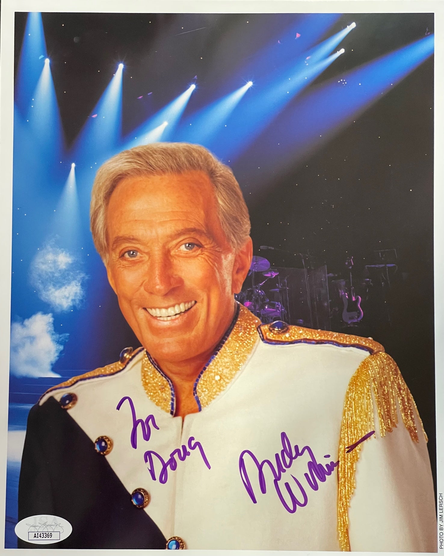 Andy Williams Autographed 8x10 Celebrity Photo (JSA) | Hollywood ...