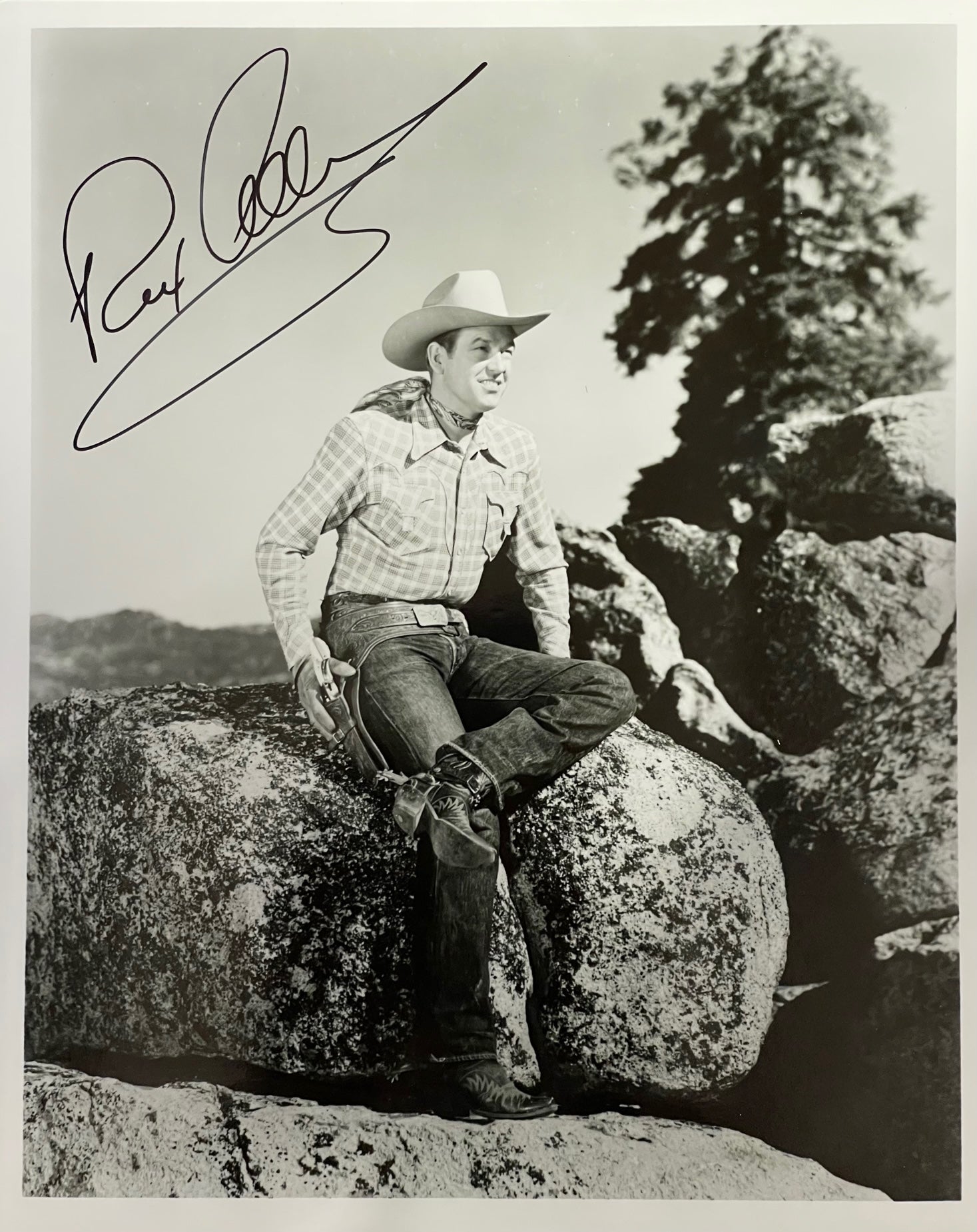Rex Allen Autographed 8x10 Celebrity Photo | Hollywood Collectibles
