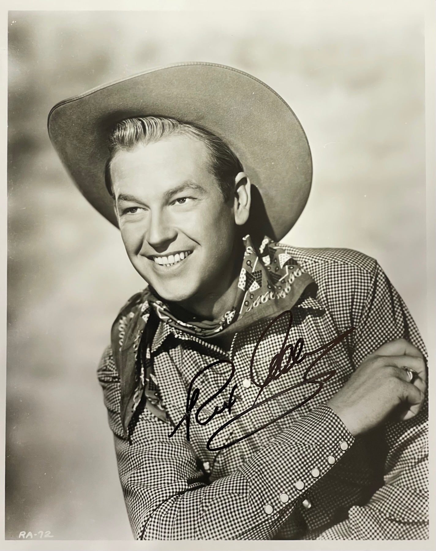 Rex Allen Autographed 8x10 Celebrity Photo | Hollywood Collectibles