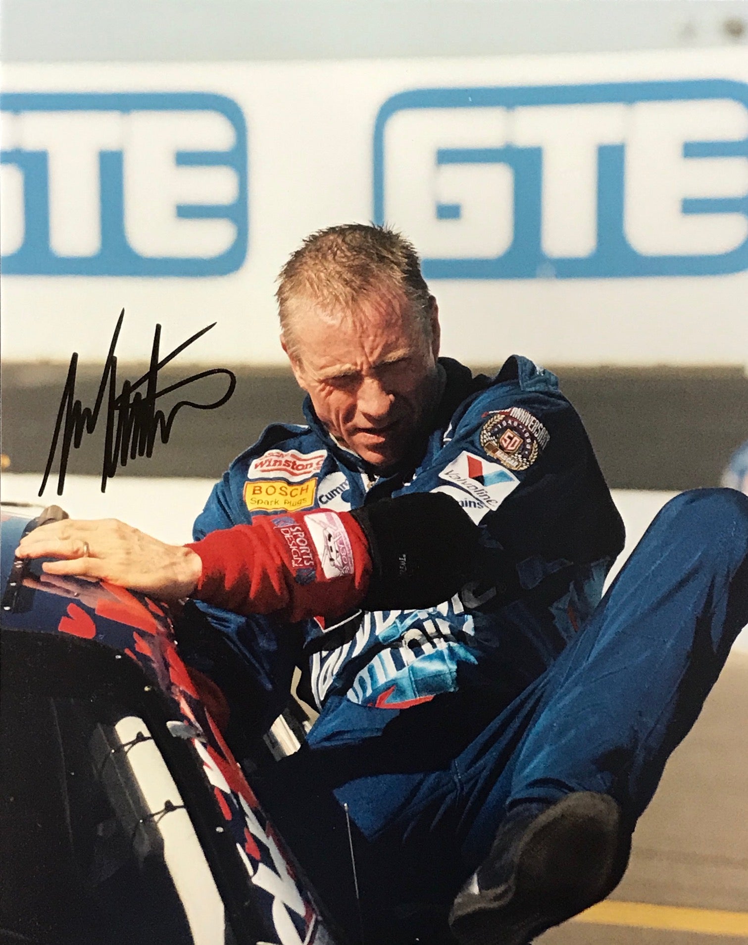 Mark Martin Signed Racing 8x10 Photo | Hollywood Collectibles