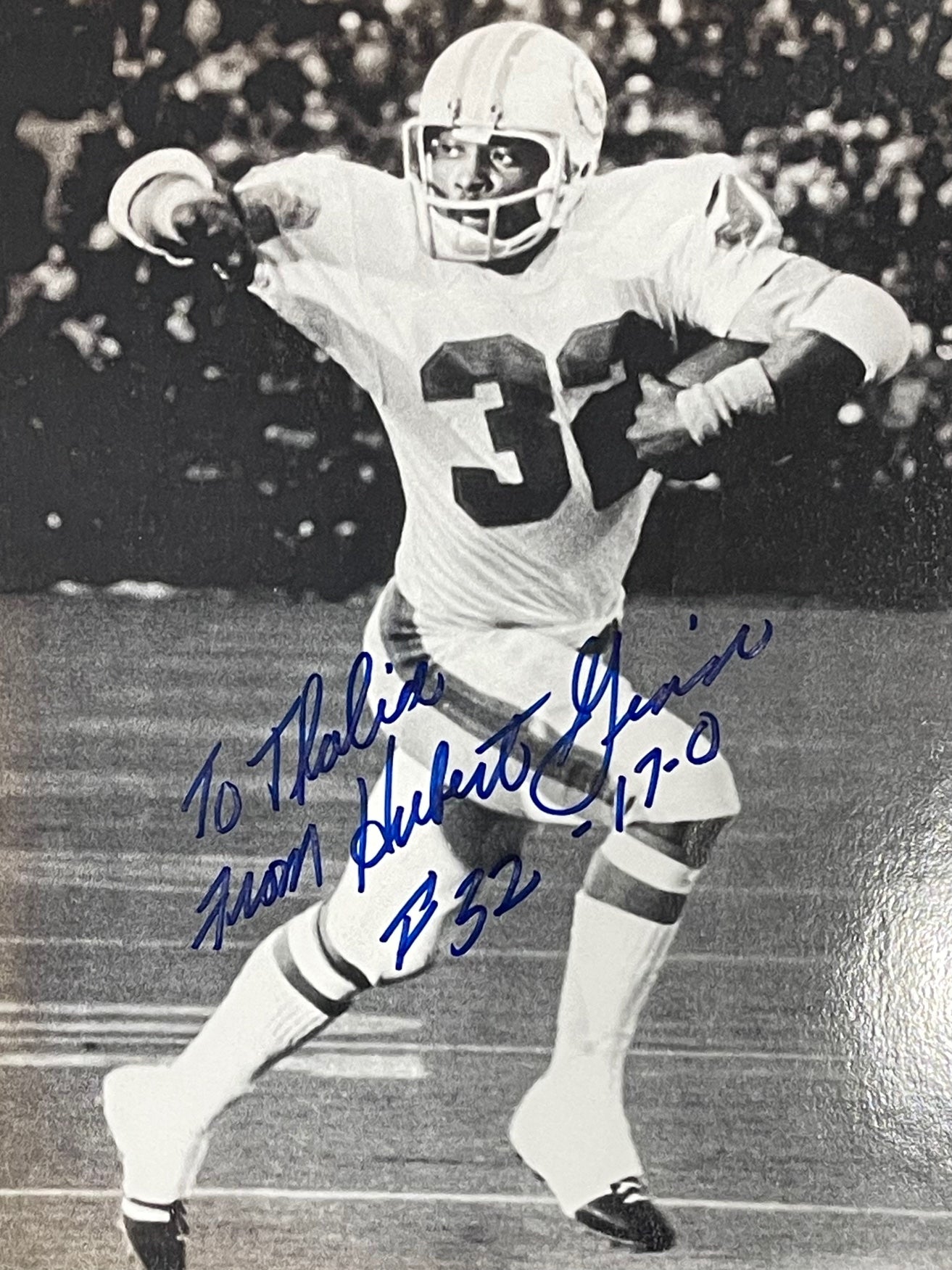 Hubert Ginn Autographed 8x10 Football Photo | Hollywood Collectibles