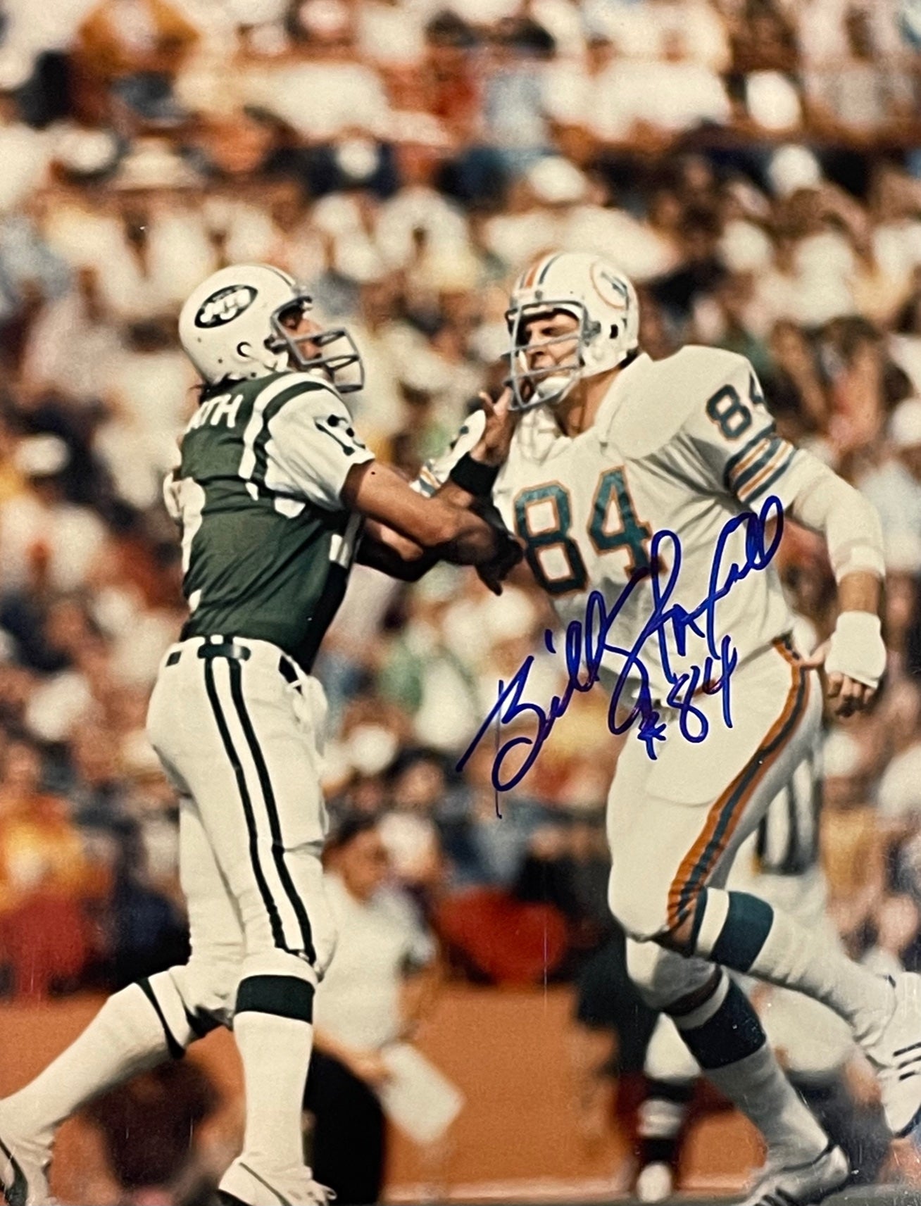 Bill Stanfill Autographed 8x10 Football Photo | Hollywood Collectibles