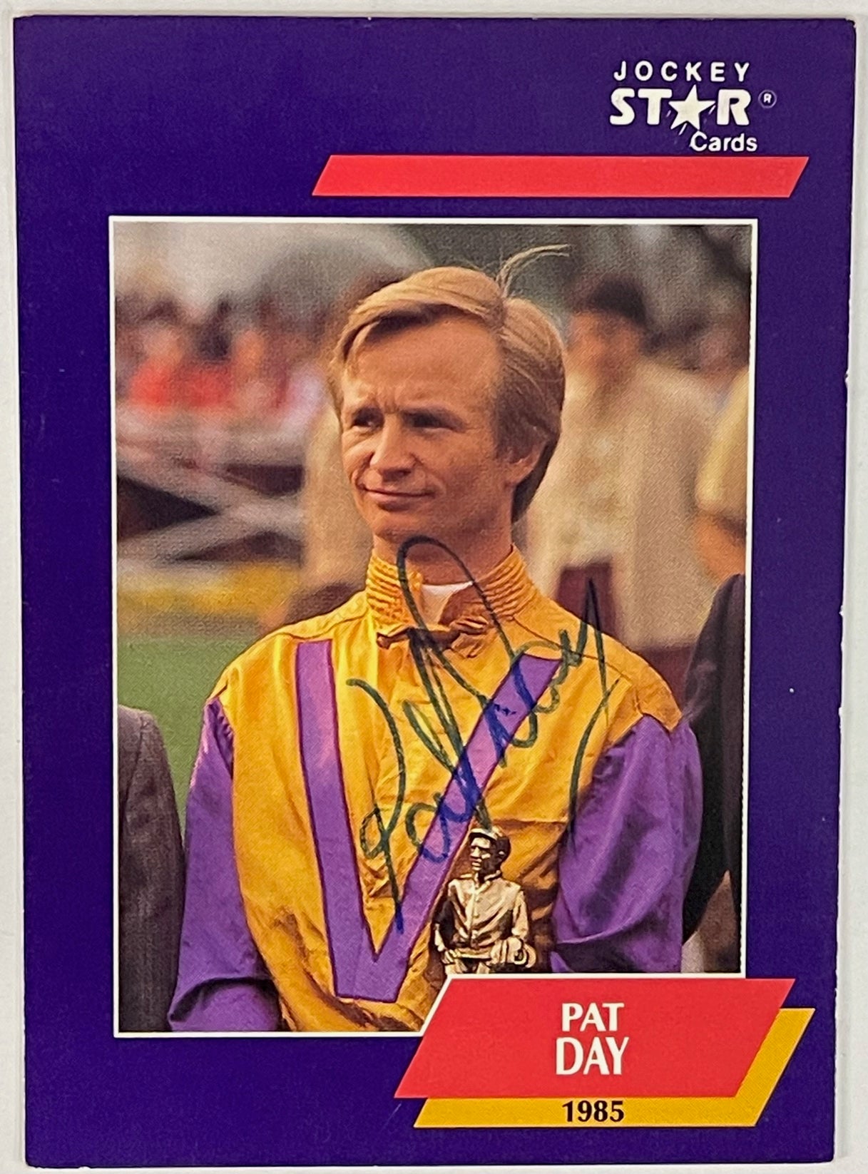 Pat Day Autographed 1992 Horse Star Cards | Hollywood Collectibles