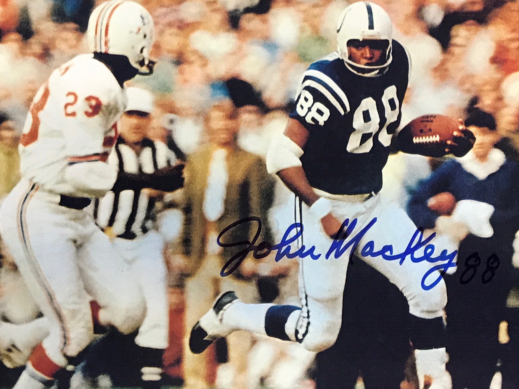 John Mackey Autographed 8x10 Photo Baltimore Colts | Hollywood Collectibles