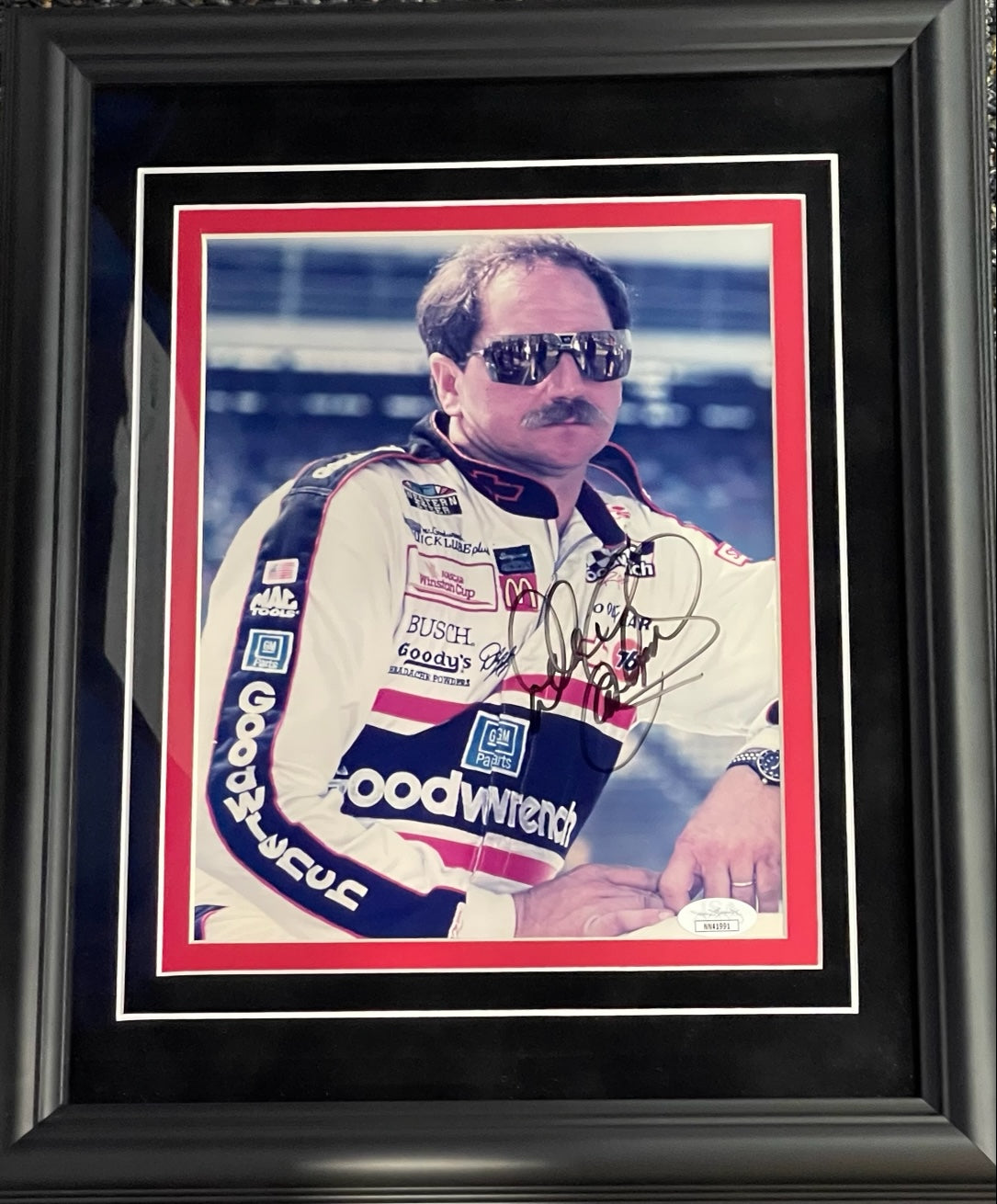 Dale Earnhardt Autographed Framed 8x10 Nascar Photo (JSA) | Hollywood ...