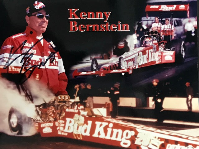 Kenny Bernstein Autographed 8x10 Racing Photo | Hollywood Collectibles