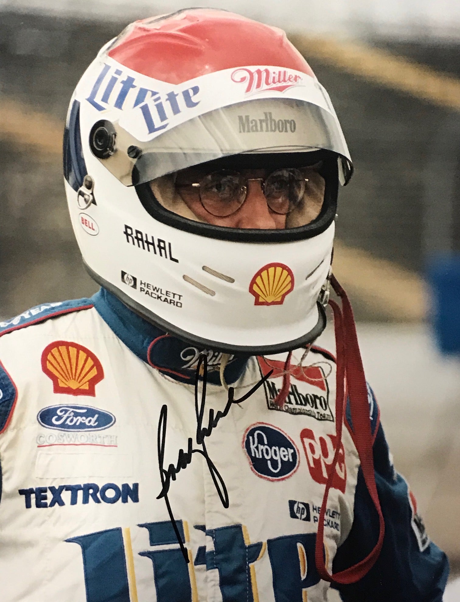 Bobby Rahal Autographed 8x10 Racing Photo | Hollywood Collectibles
