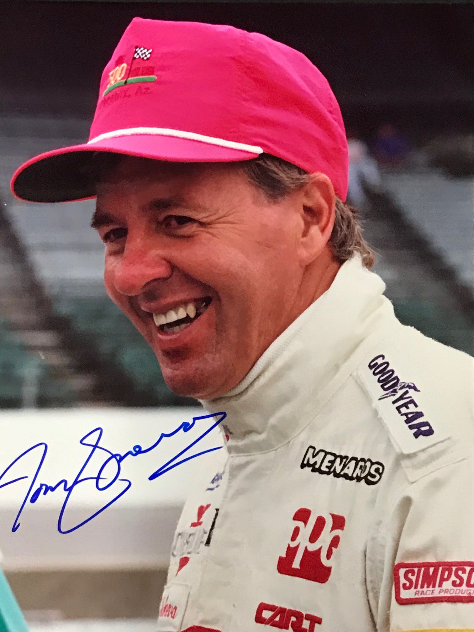 Tom Sneva Autographed 8x10 Racing Photo | Hollywood Collectibles