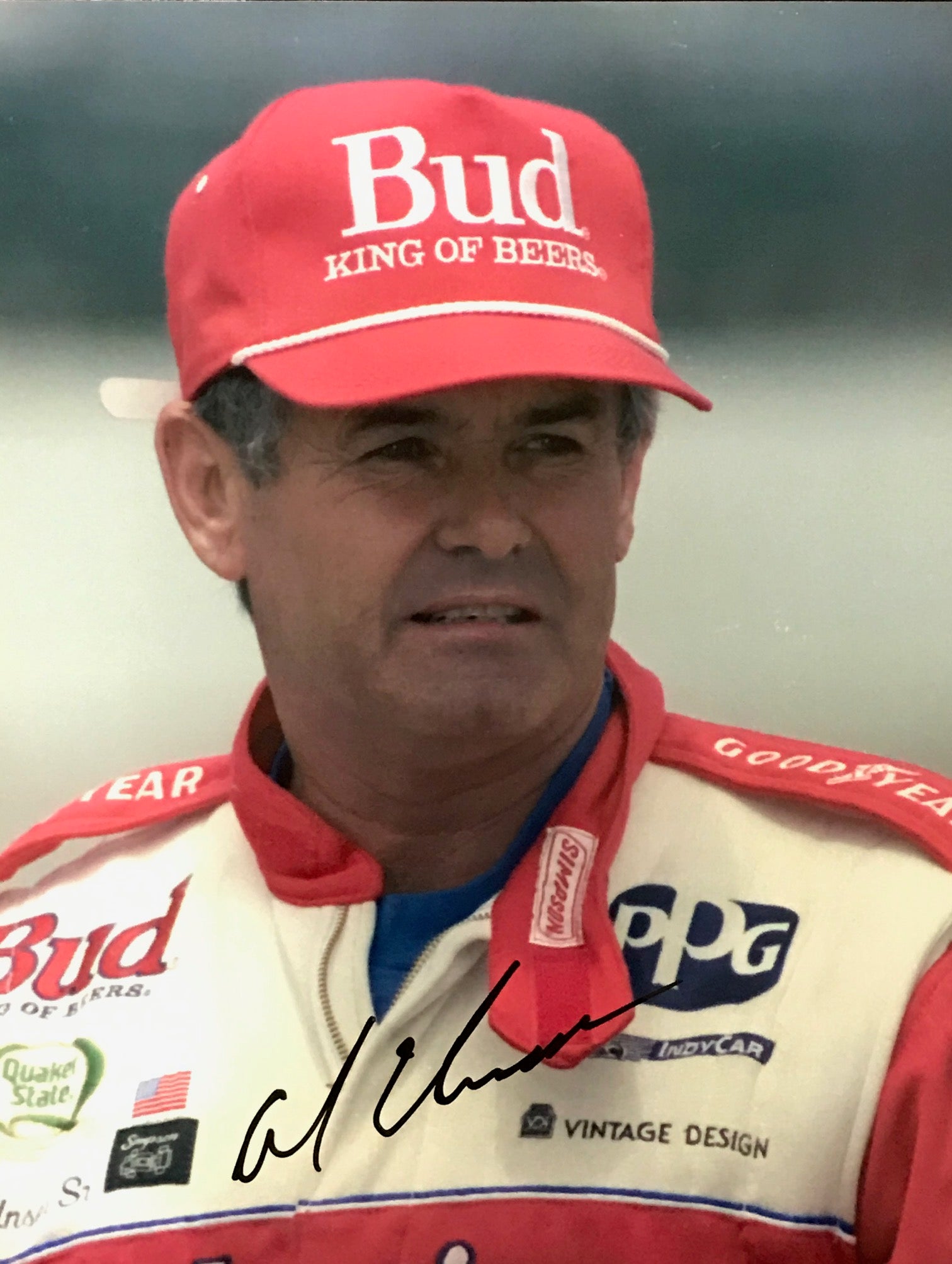Al Unser Autographed 8x10 Racing Photo | Hollywood Collectibles