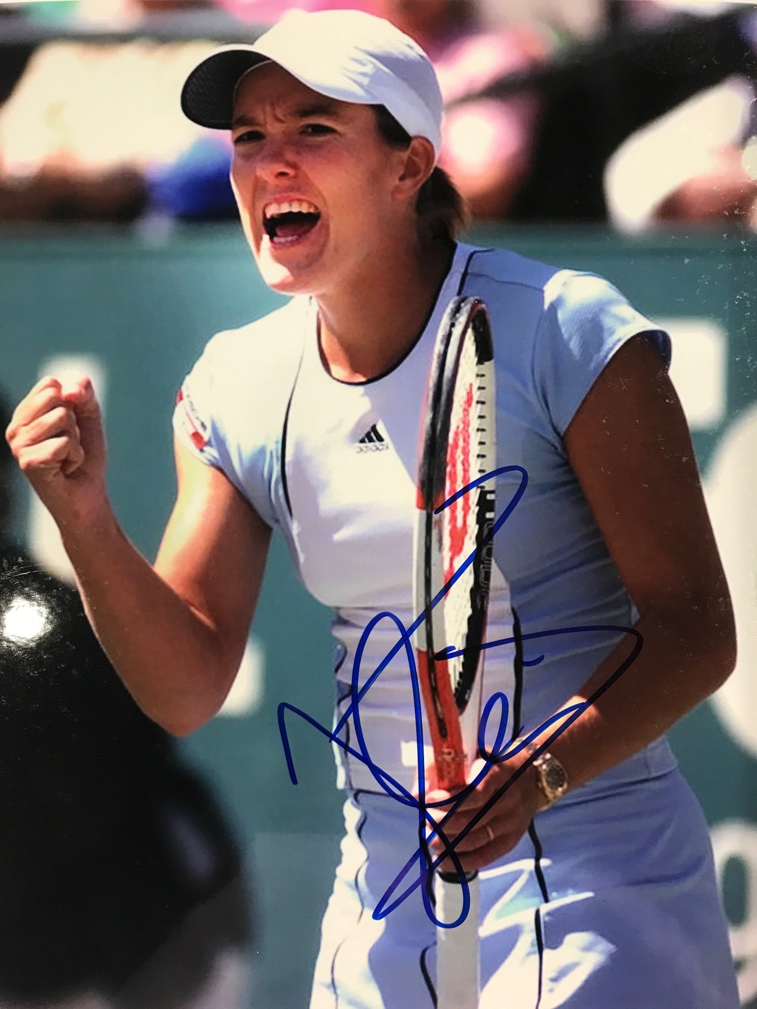 Justine Henin Autographed 8x10 Tennis Photo | Hollywood Collectibles