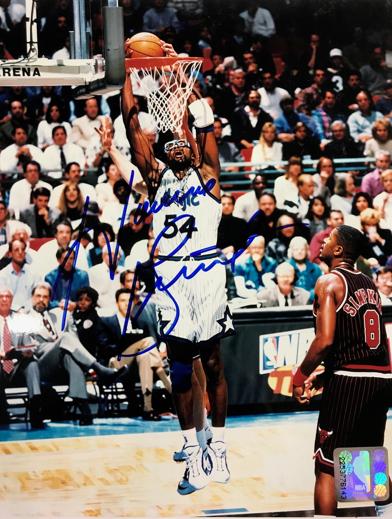 Horace Grant Autographed 8x10 Basketball Photo | Hollywood Collectibles