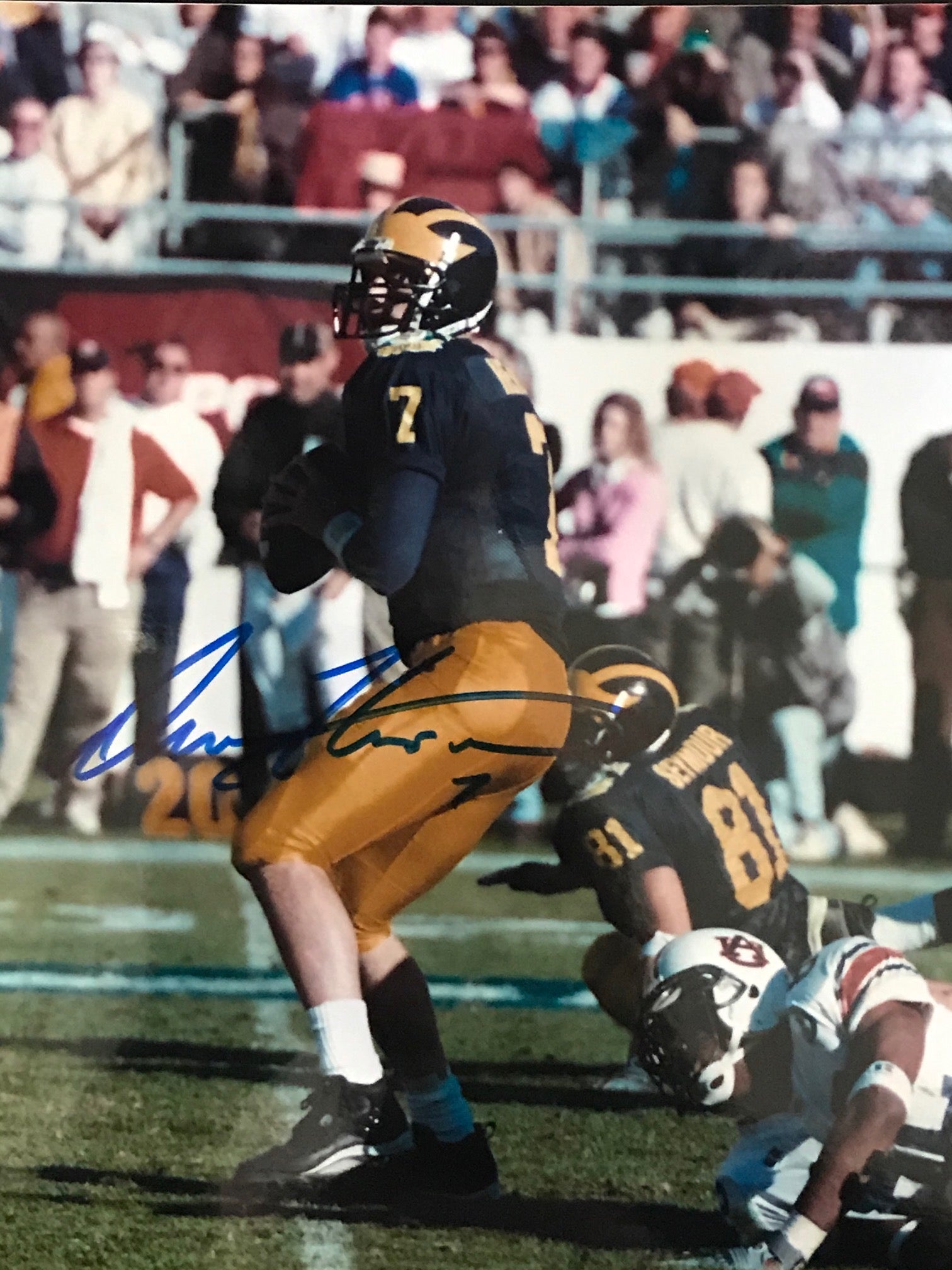 Drew Henson Autographed 8x10 Football Photo | Hollywood Collectibles