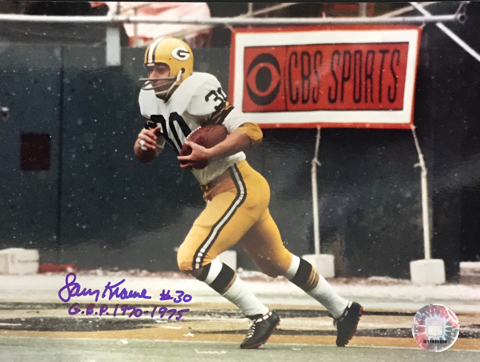 Larry Krause Autographed 8x10 Football Photo | Hollywood Collectibles