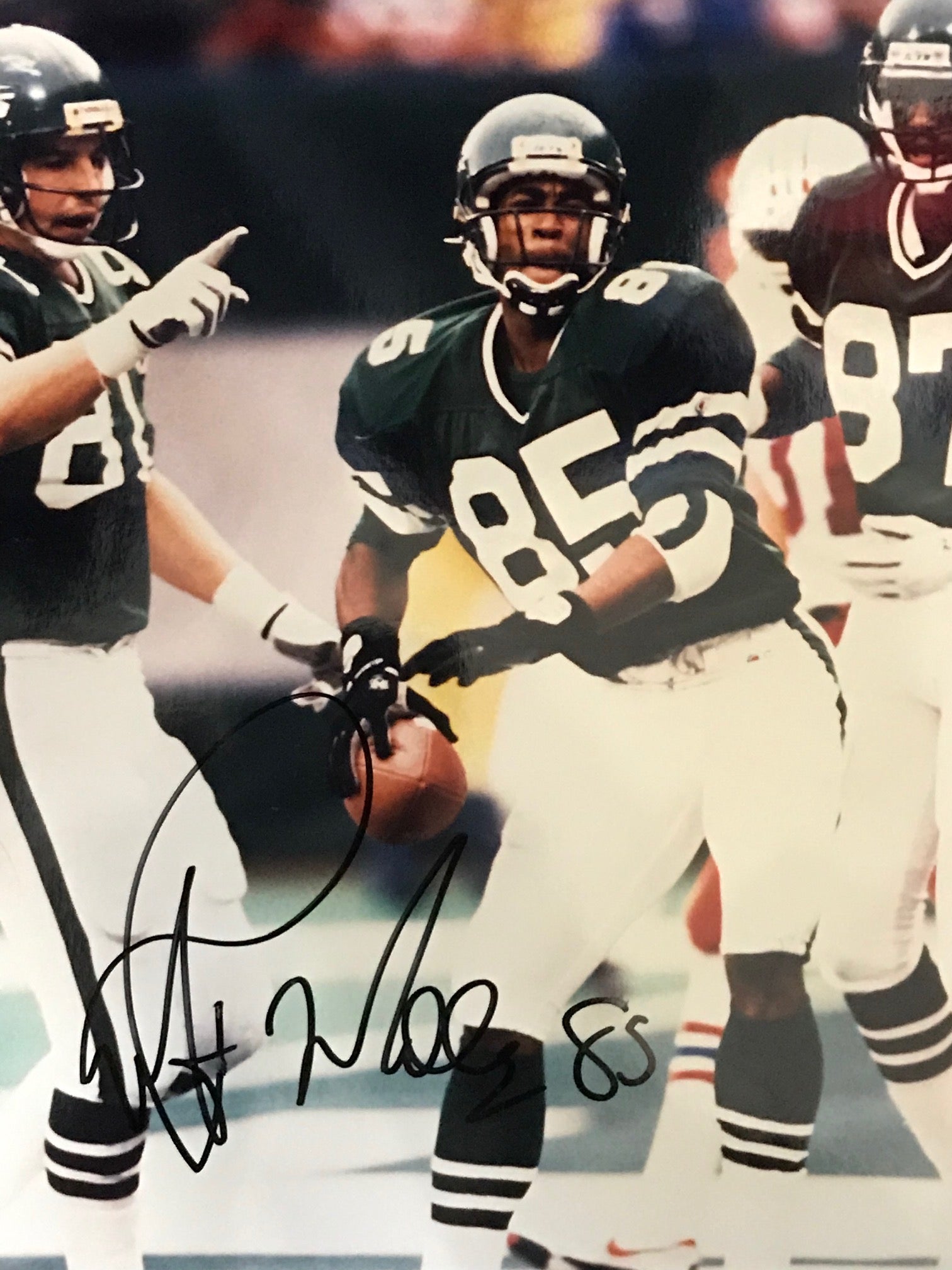 Rob Moore Autographed 8x10 Football Photo | Hollywood Collectibles