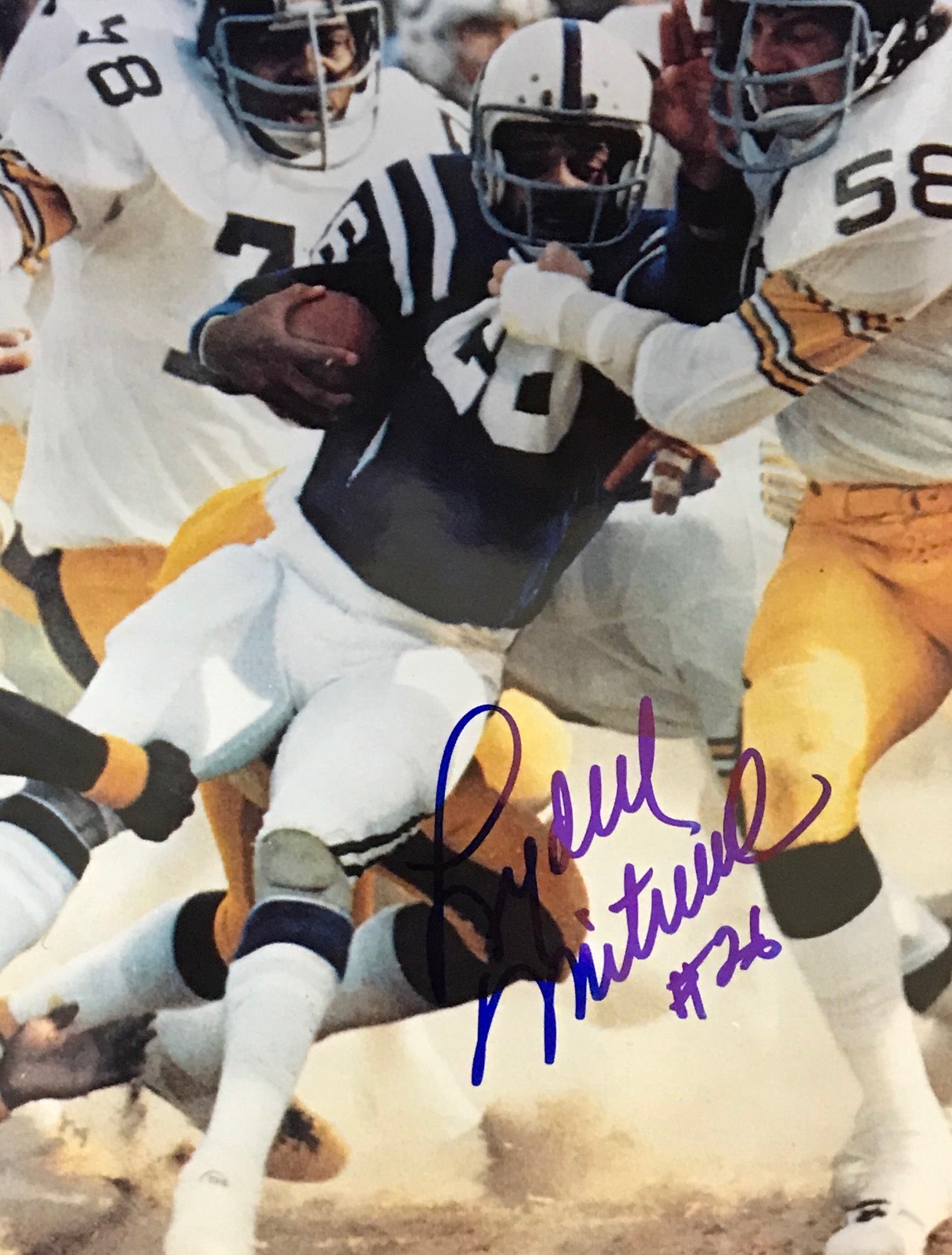 Lydell Mitchell Autographed 8x10 Football Photo | Hollywood Collectibles