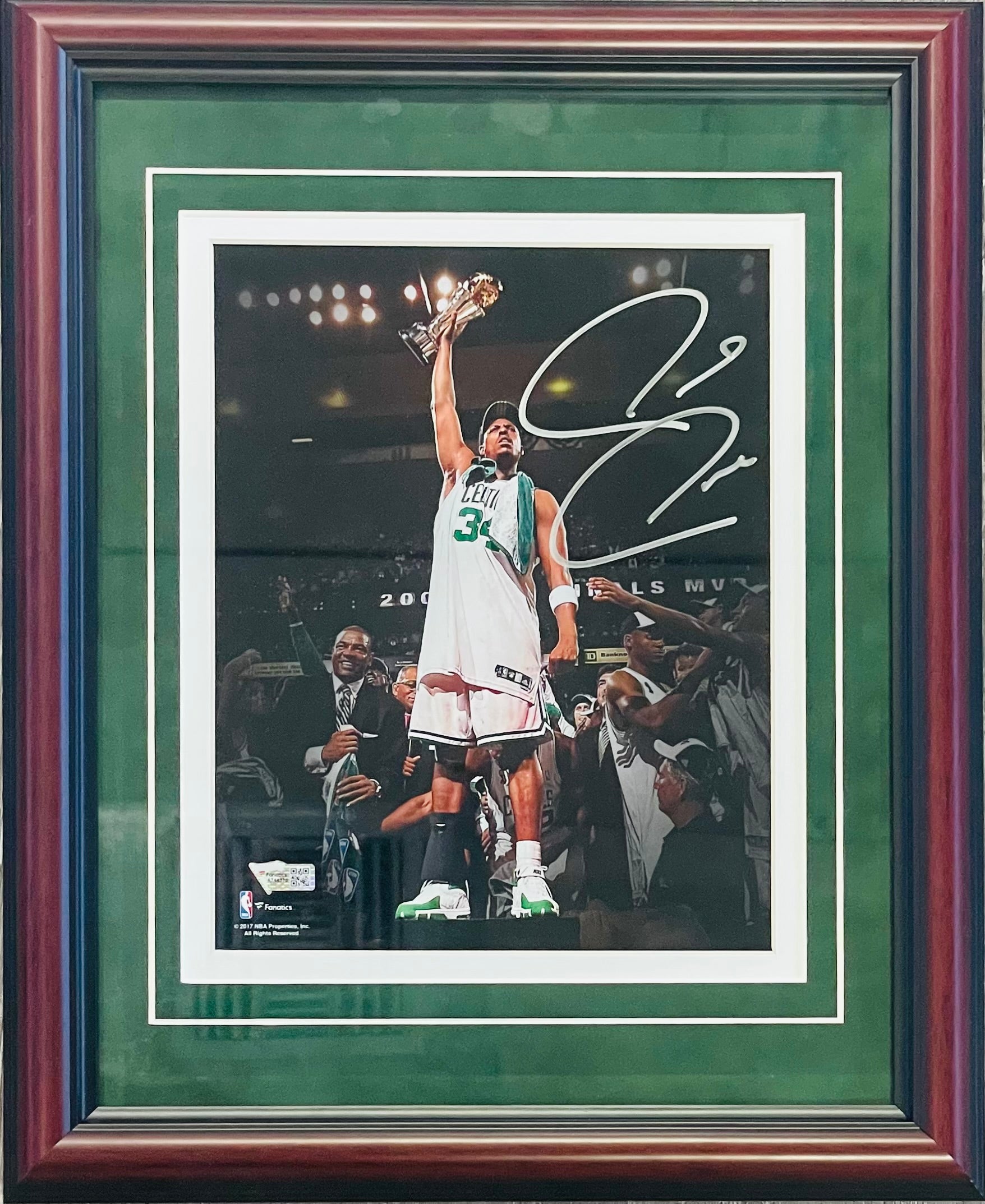 Paul Pierce Autographed Framed 8x10 Photo (Fanatics) | Hollywood ...