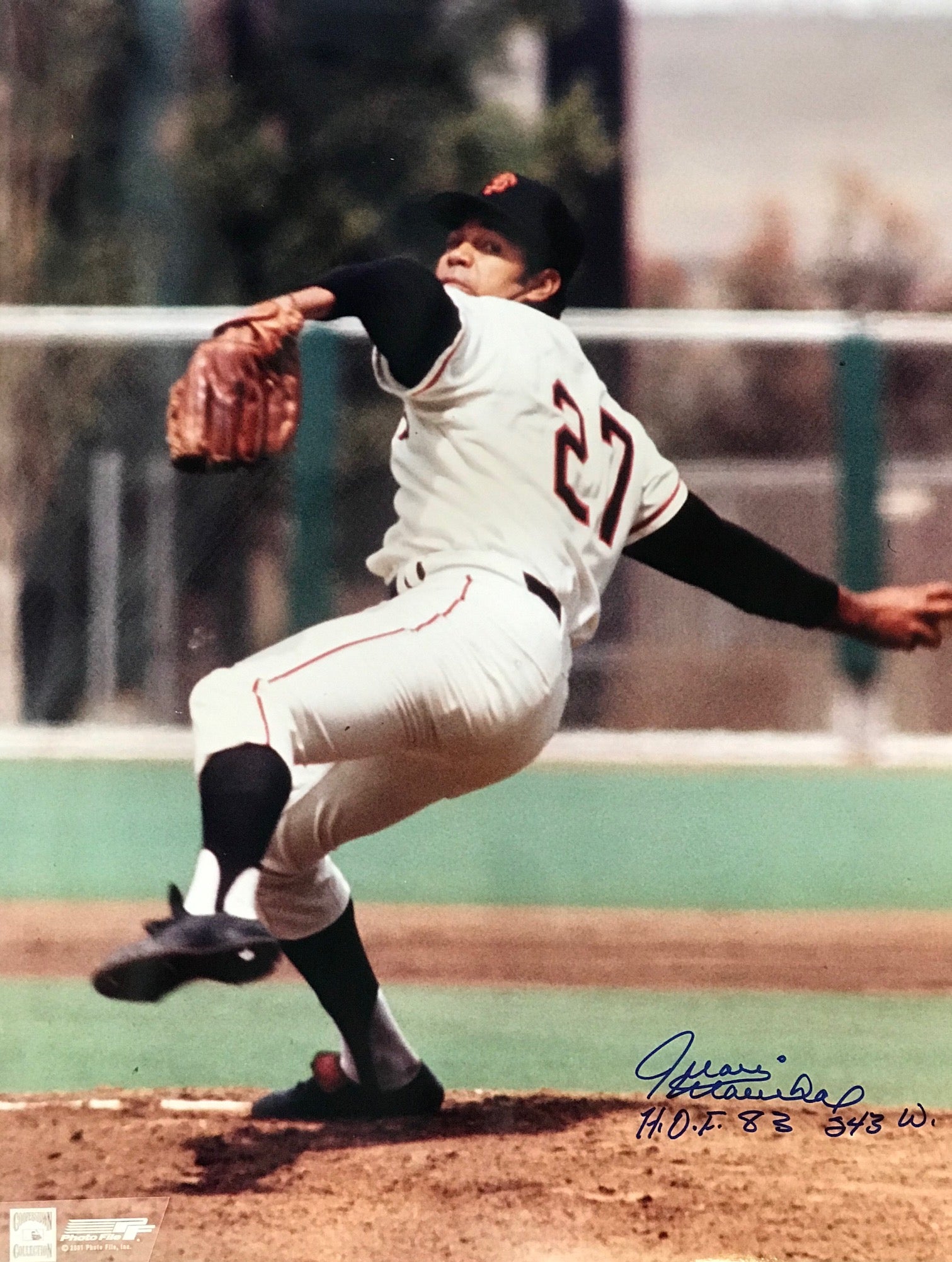 Juan Marichal Autographed 16x20 Baseball Photo | Hollywood Collectibles