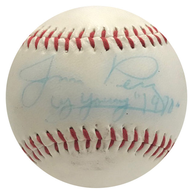 Jim Perry "Cy Young 1970" Autographed Official League Baseball ...
