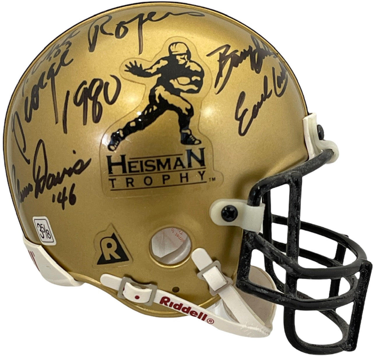 Heisman Trophy Winners Multi Signed Mini Helmet | Hollywood Collectibles
