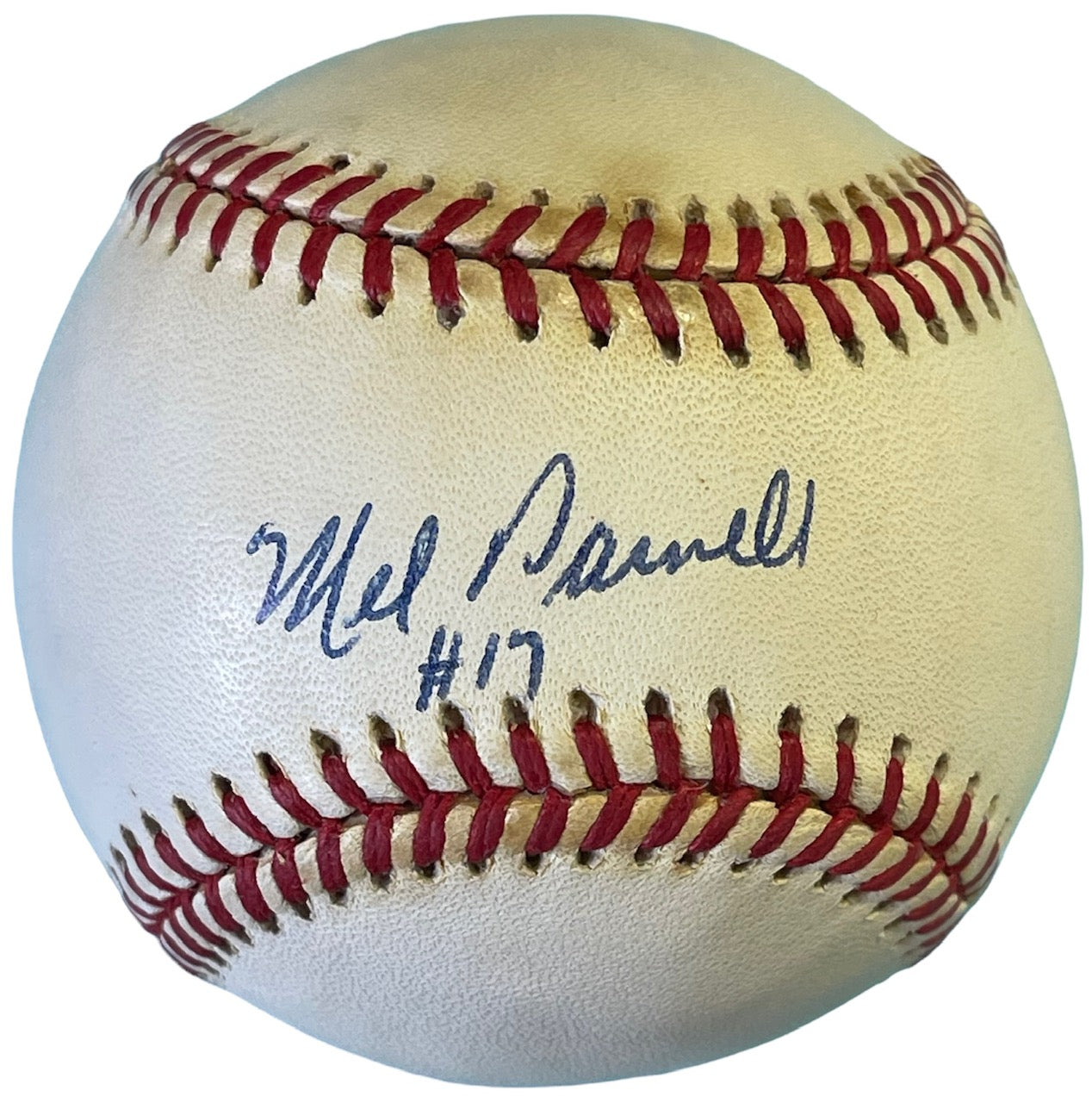 Mel Parnell Autographed Official American League Baseball | Hollywood ...