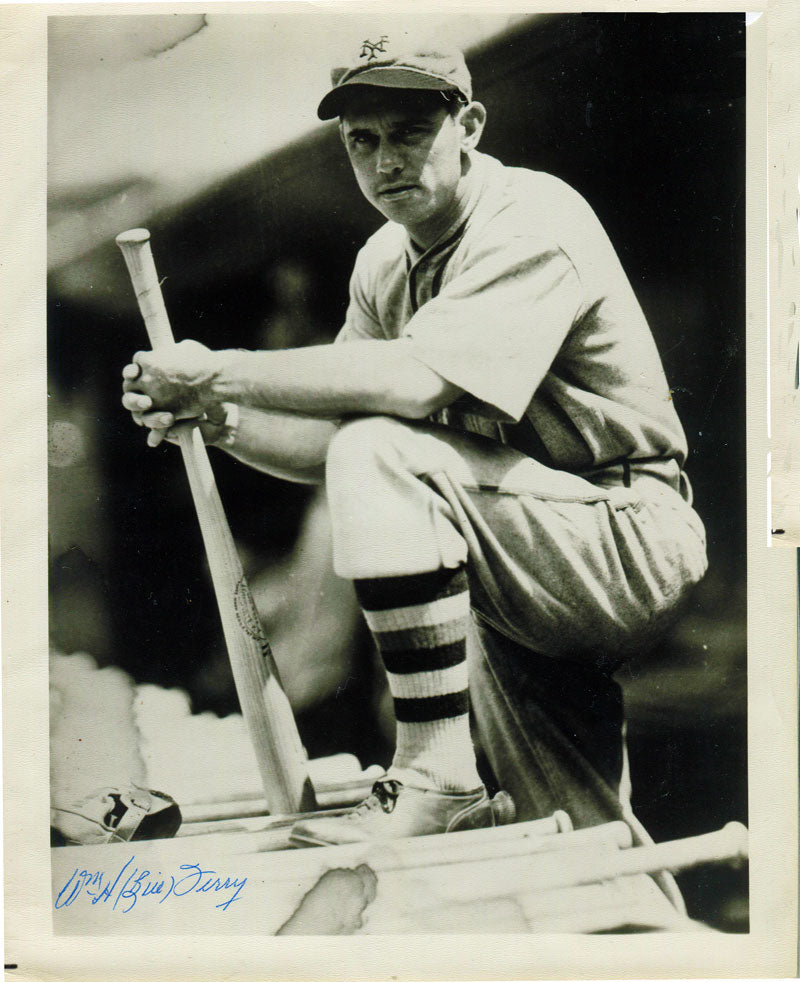 Bill Terry Autographed 8x10 Photo | Hollywood Collectibles