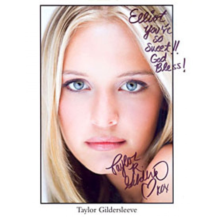 Taylor Gildersleeve Autographed / Signed 8x10 Photo | Hollywood ...