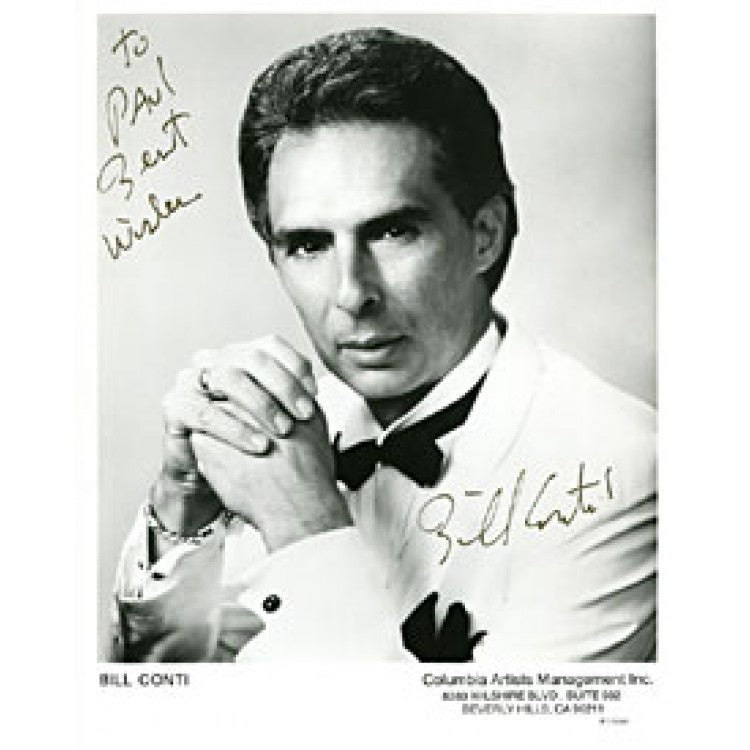 Bill Conti Autographed / Signed 8x10 Photo | Hollywood Collectibles