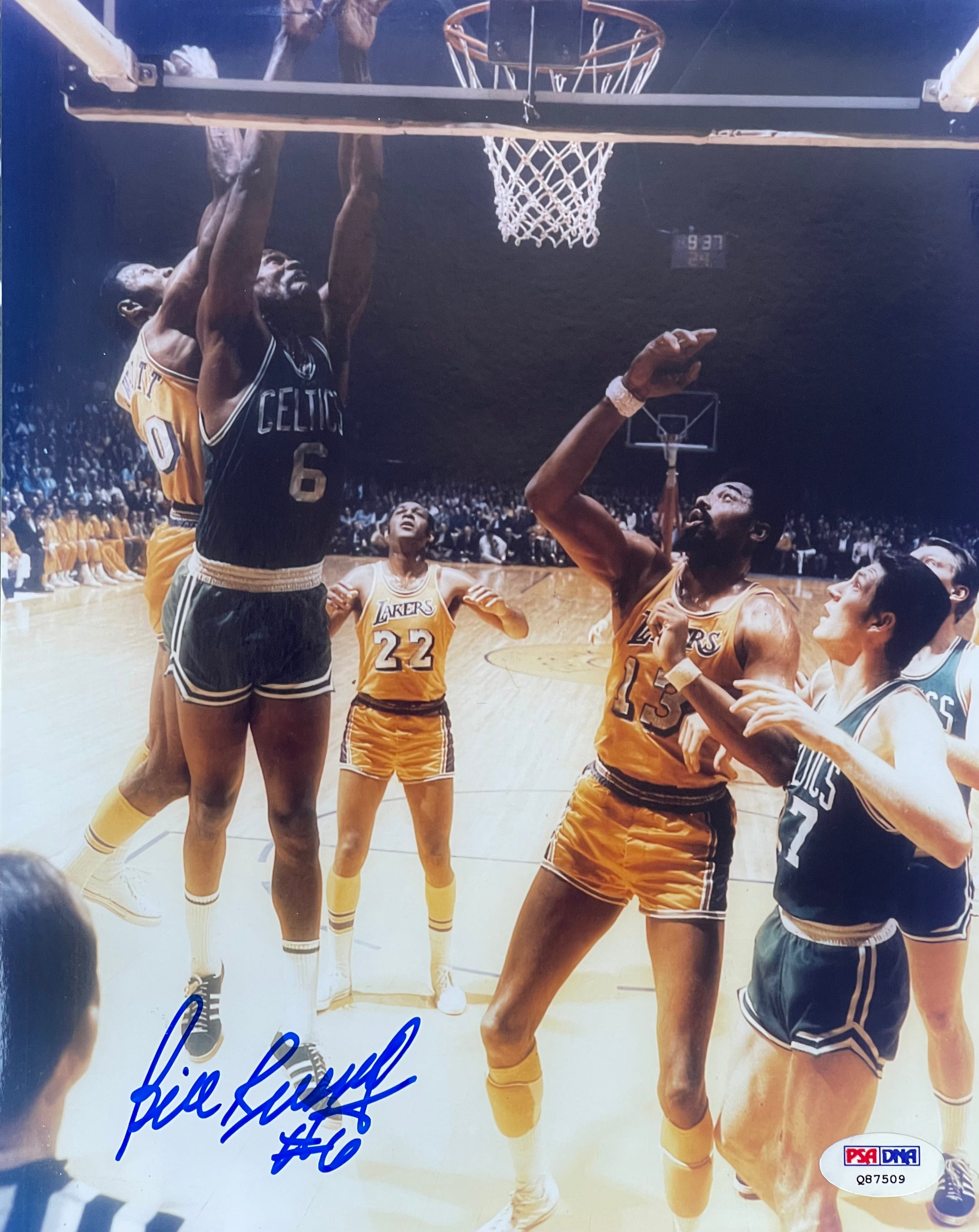 Bill Russell Autographed 8x10 Basketball Photo (PSA) | Hollywood ...