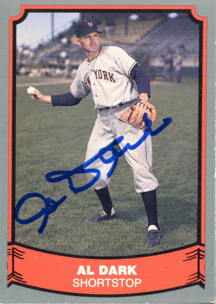 Al Dark Autographed 1988 Pacific Card | Hollywood Collectibles