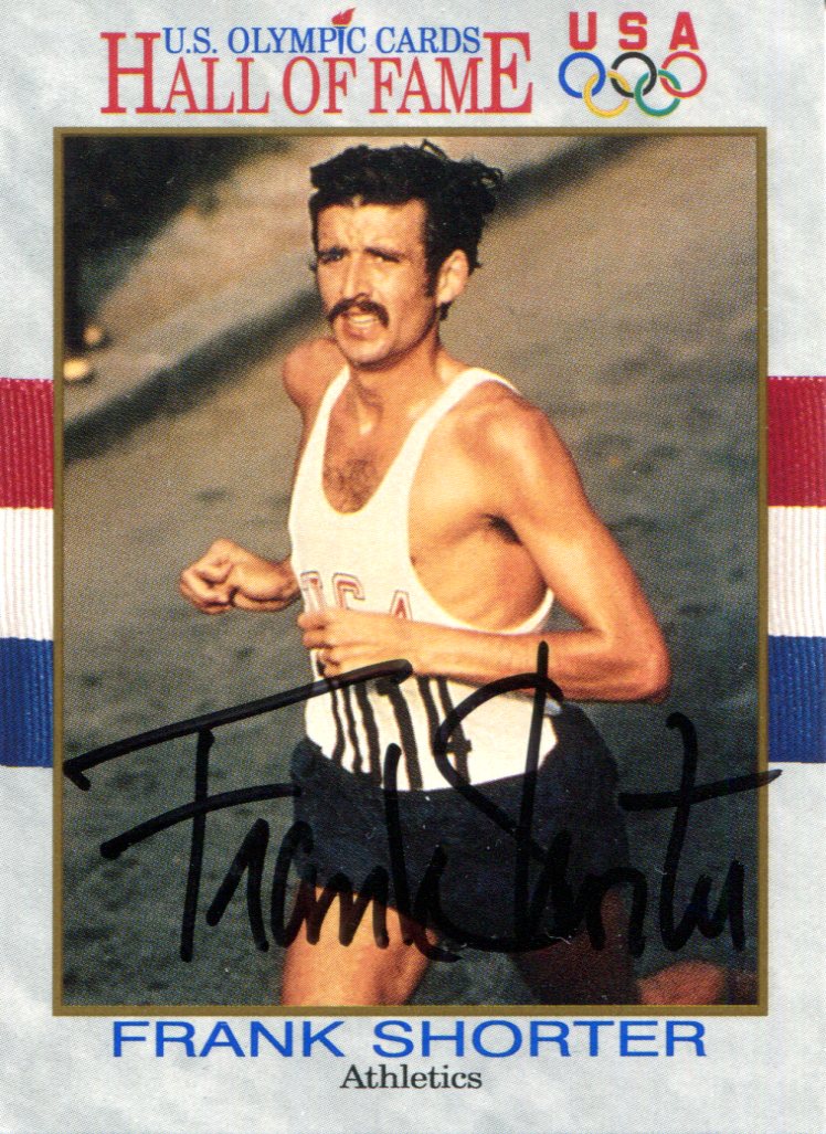 Frank Shorter Autographed 91' Impel Olympic Hall of Fame Card ...