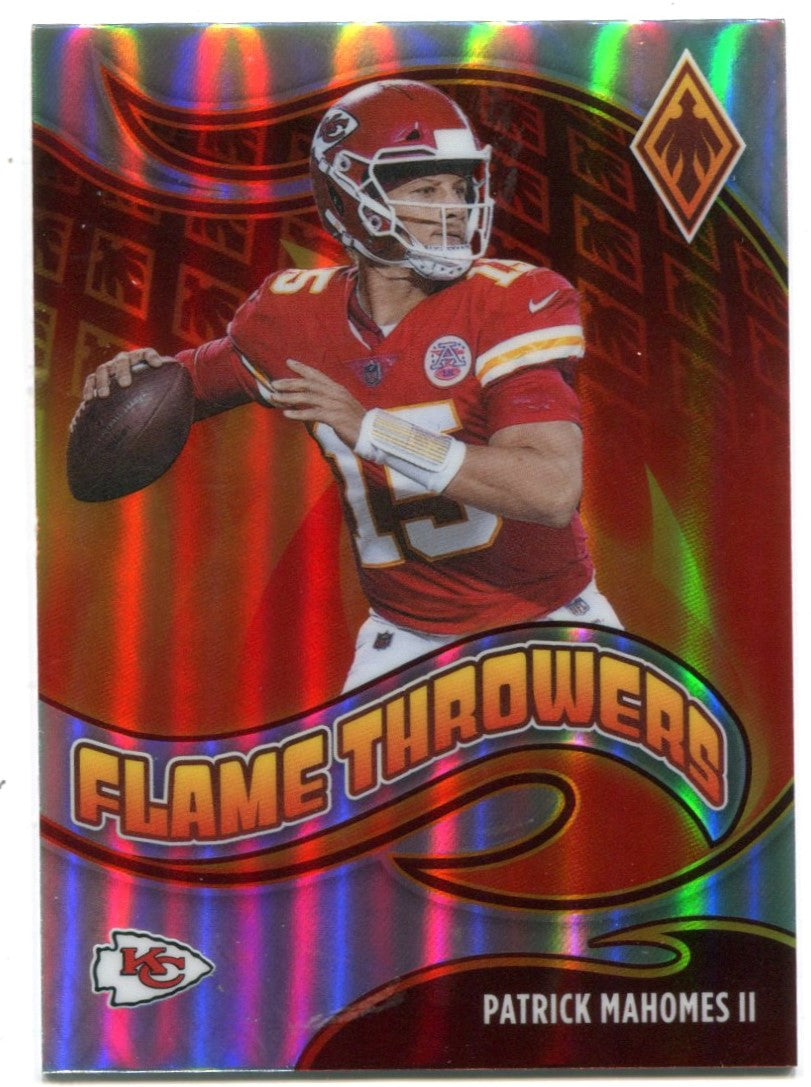 Patrick Mahomes 2021 Panini Phoenix Flamethrower #FT11 Card | Hollywood ...