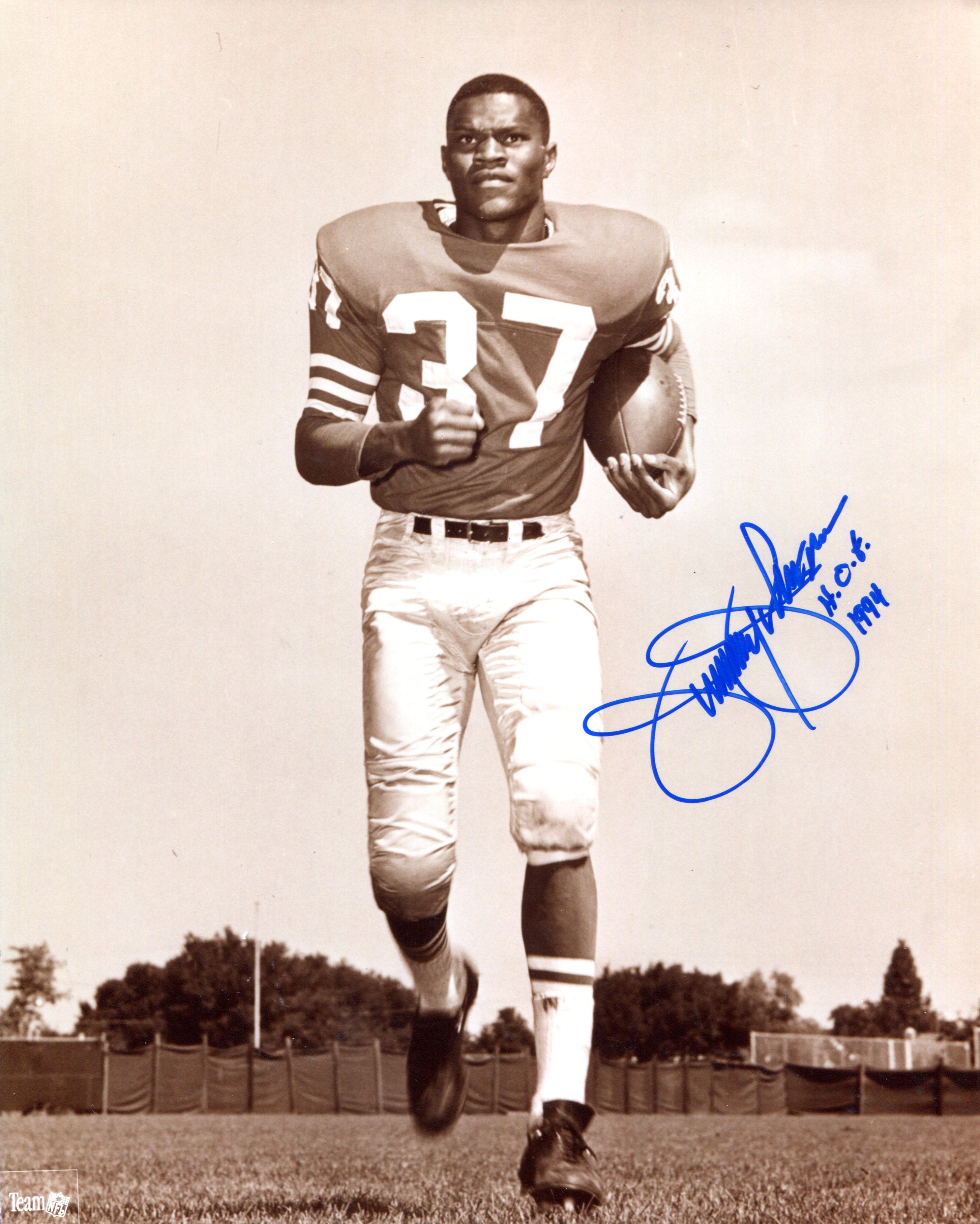 Jimmy Johnson "HOF 1994" Autographed 8x10 Photo | Hollywood Collectibles