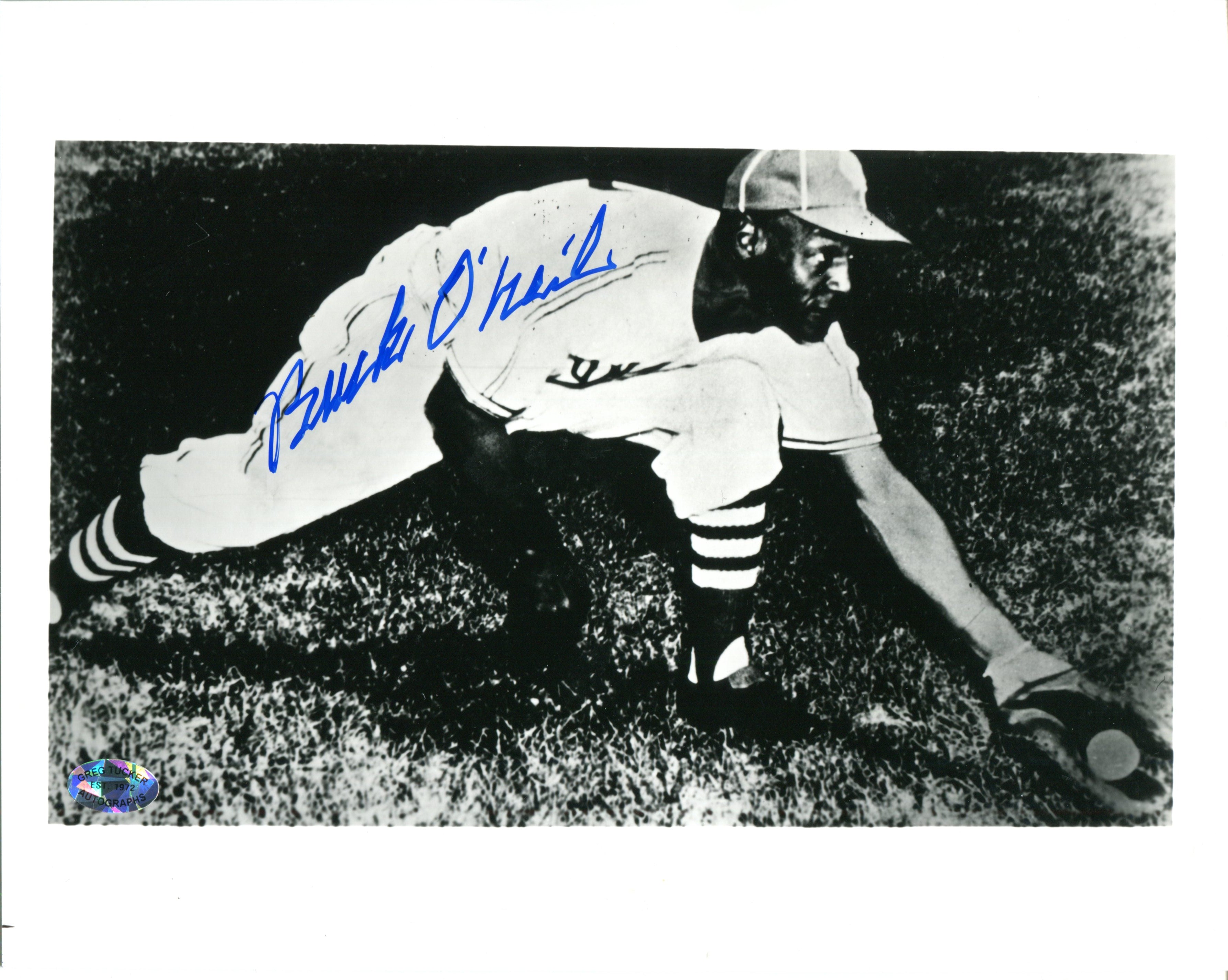 Buck O'Neil Autographed B&W 8x10 Photo | Hollywood Collectibles