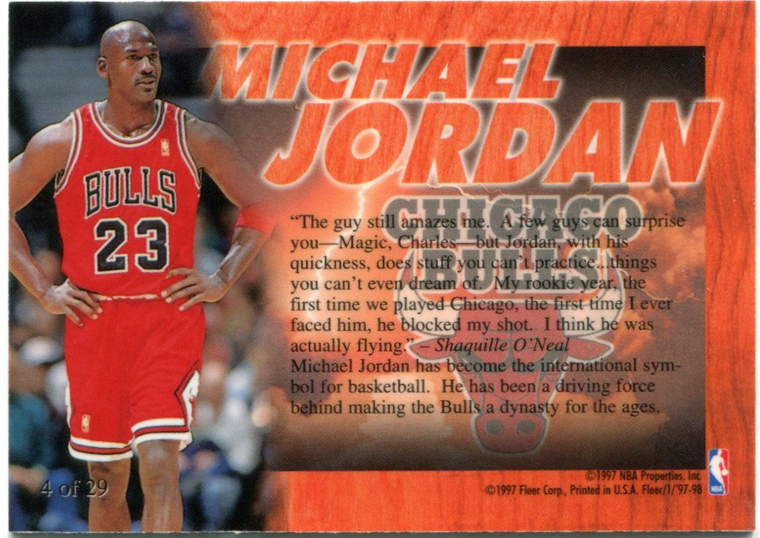 Michael Jordan Flair Hardwood Leader 1997 | Hollywood Collectibles