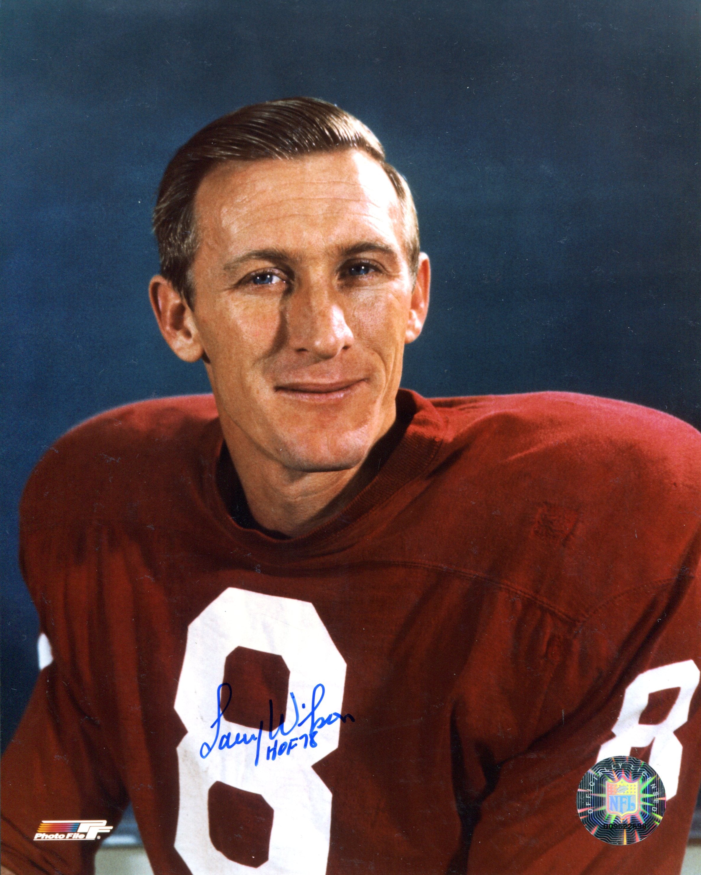 Larry Wilson "HOF 78" Autographed 8x10 Photo | Hollywood Collectibles