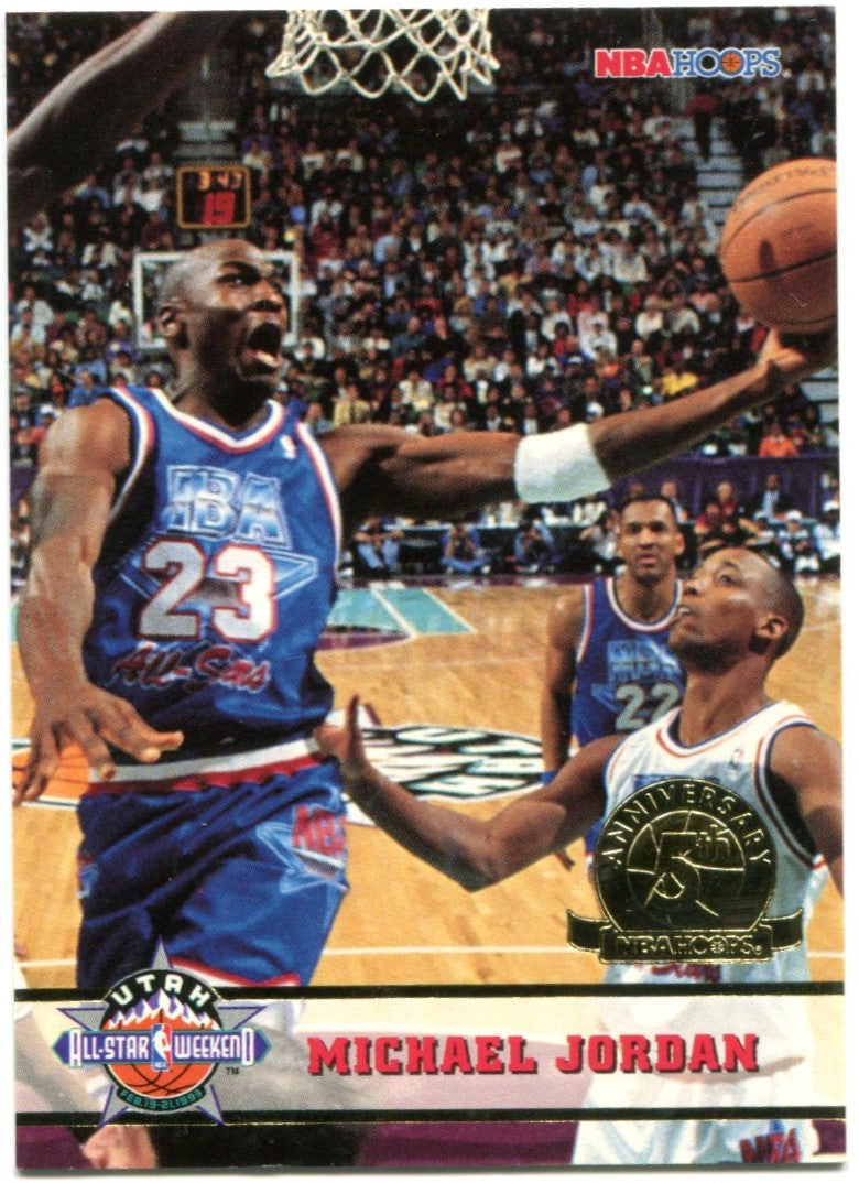 Michael Jordan NBA Hoops 5th Anniversary Utah All Star Weekend ...