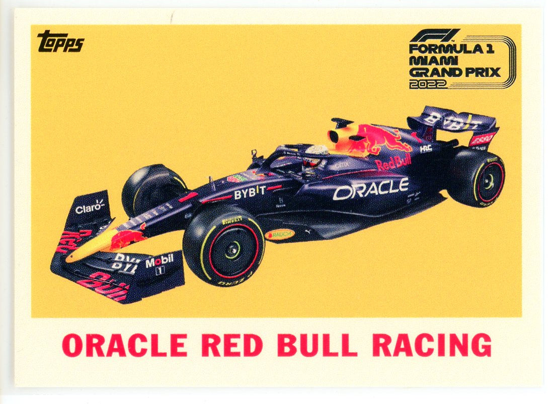 Red Bull Racing 2022 Topps Miami Grand Prix Card | Hollywood Collectibles