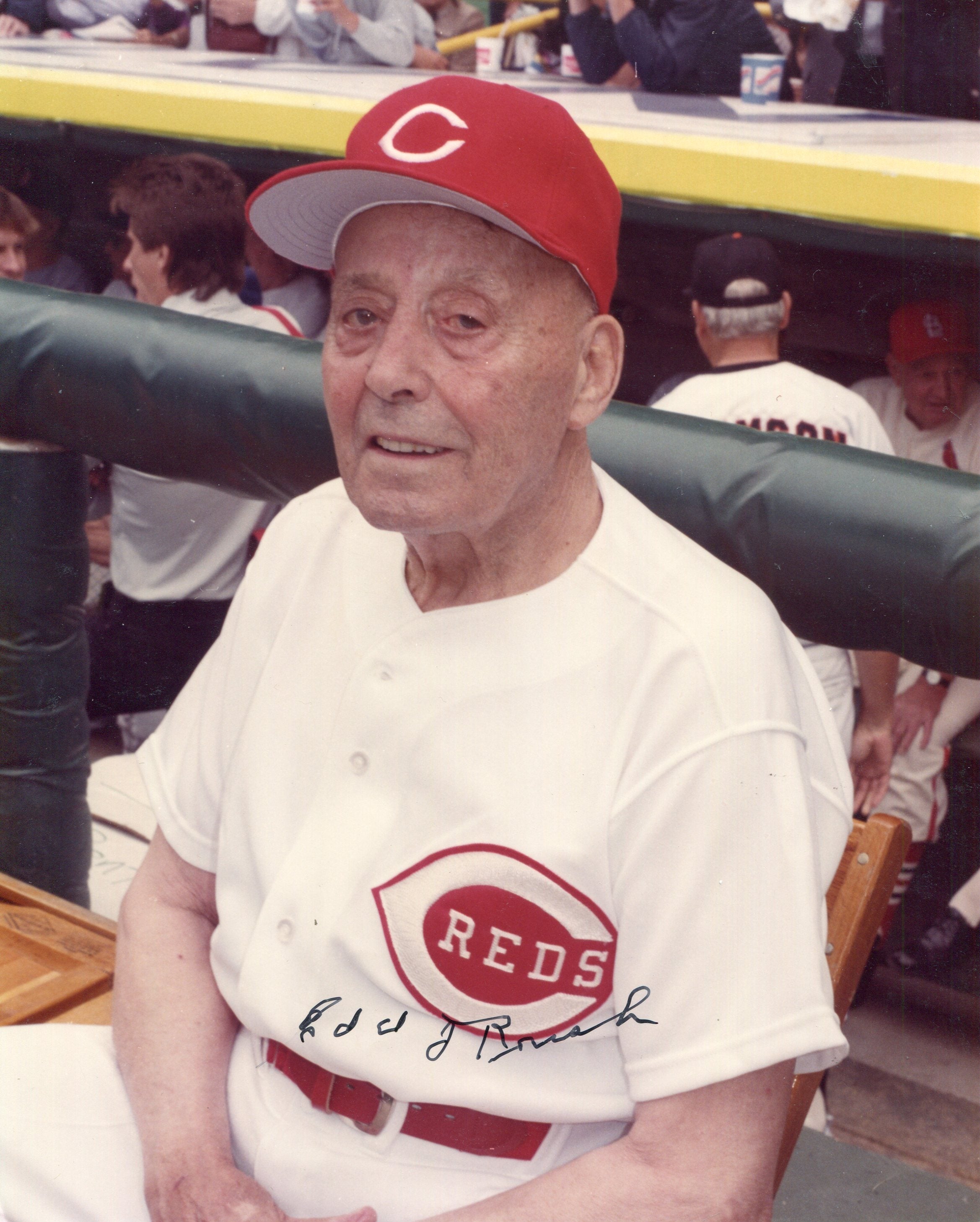 Edd Roush Autographed 8x10 Photo | Hollywood Collectibles