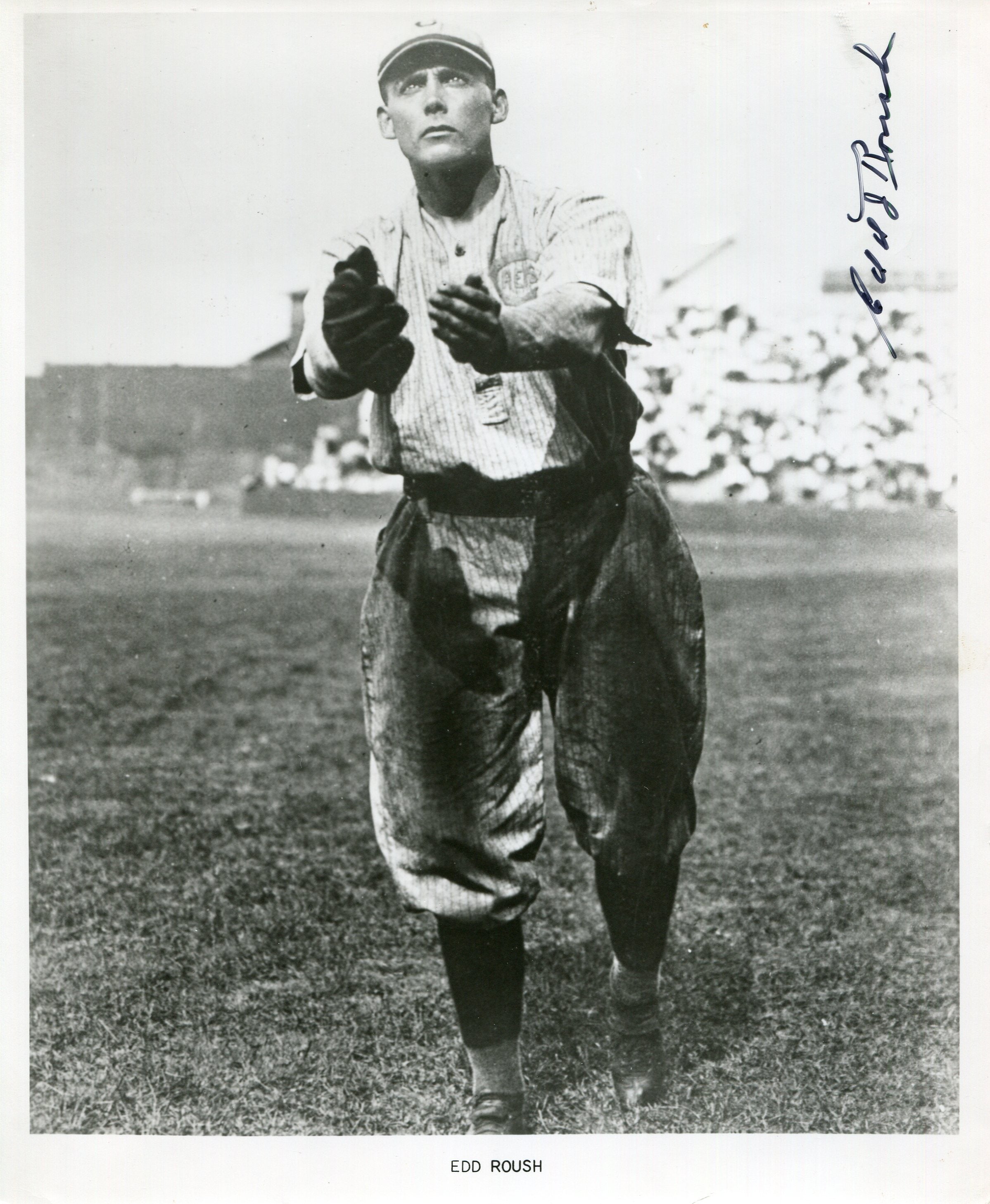 Edd Roush Autographed 8x10 JSA Certified Reds Photo | Hollywood ...