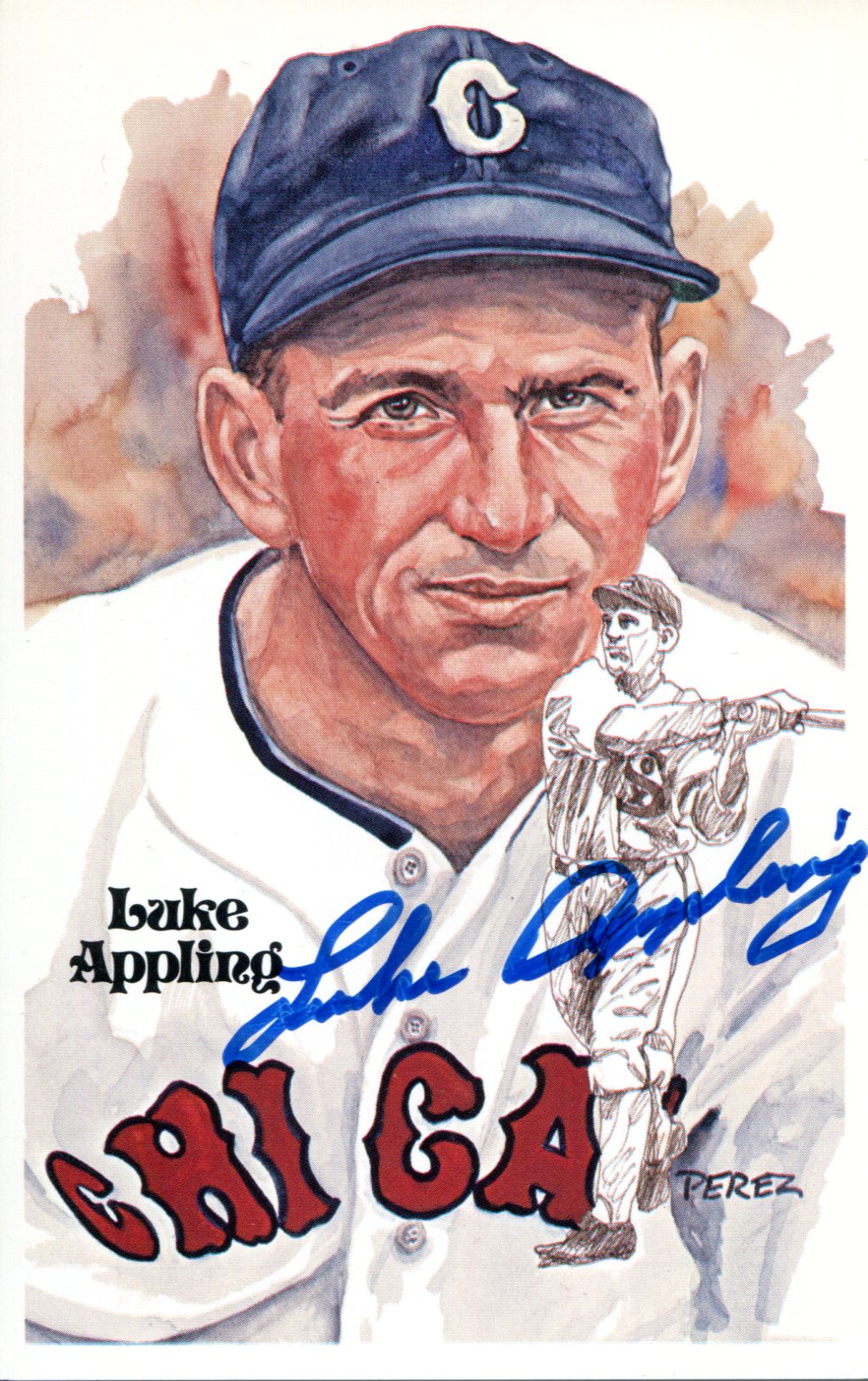 Luke Appling Autographed Perez Steele Postcard (PSA) | Hollywood ...